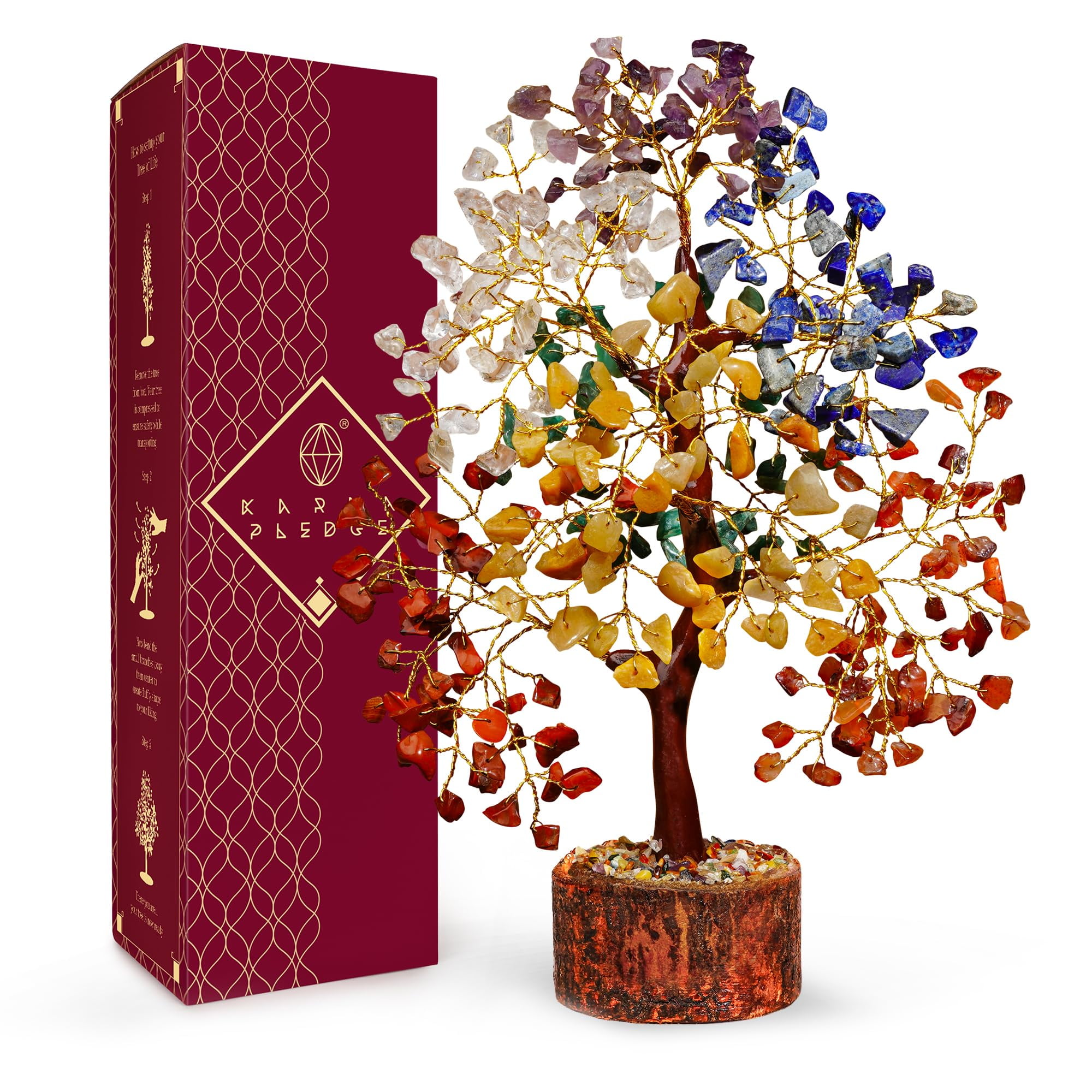 Crystal Tree of Life 7 Chakra Healing Crystals Trees for Home Decor ...
