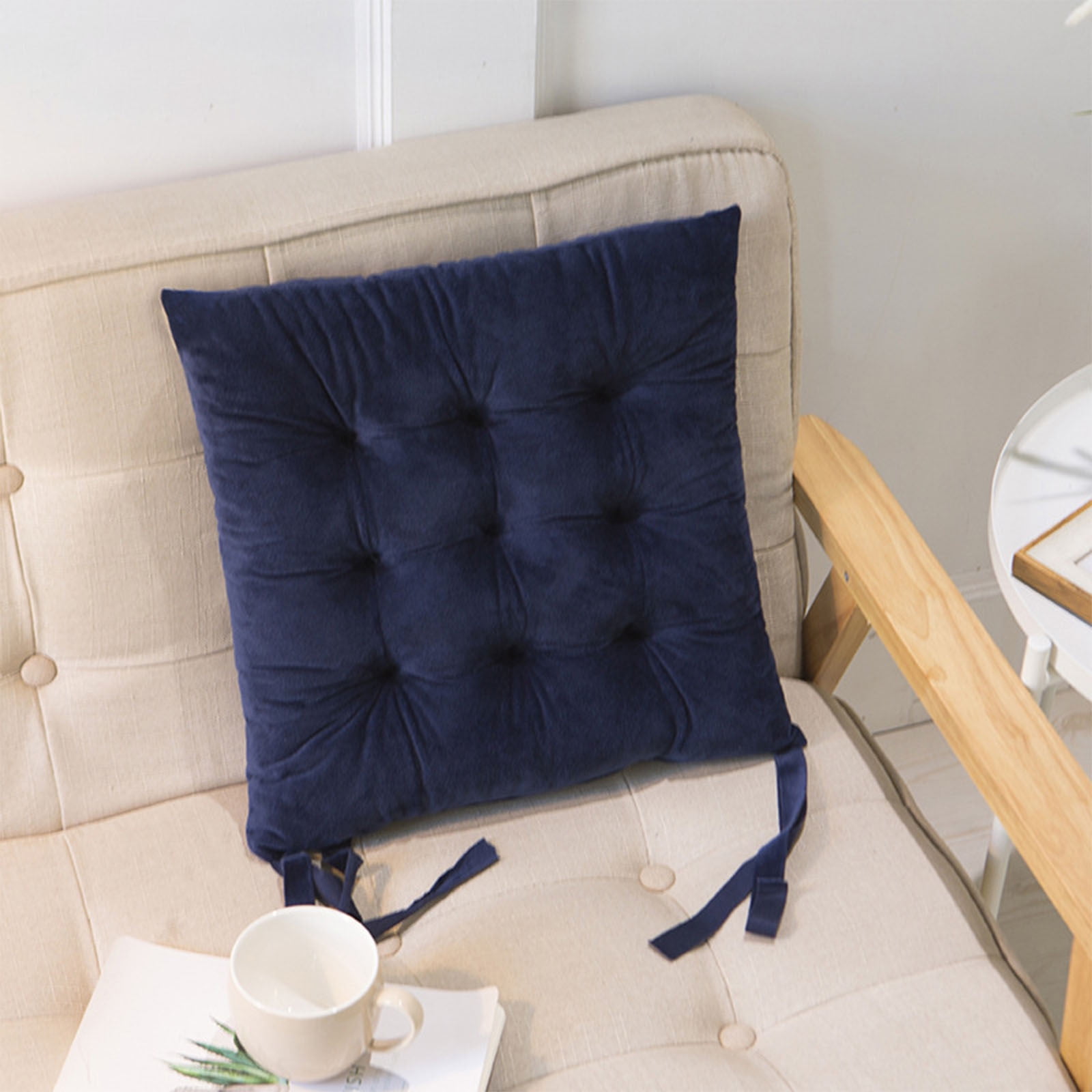 Crystal Velvet Cushion Home Chair Cushion Simples And Comfortable ...
