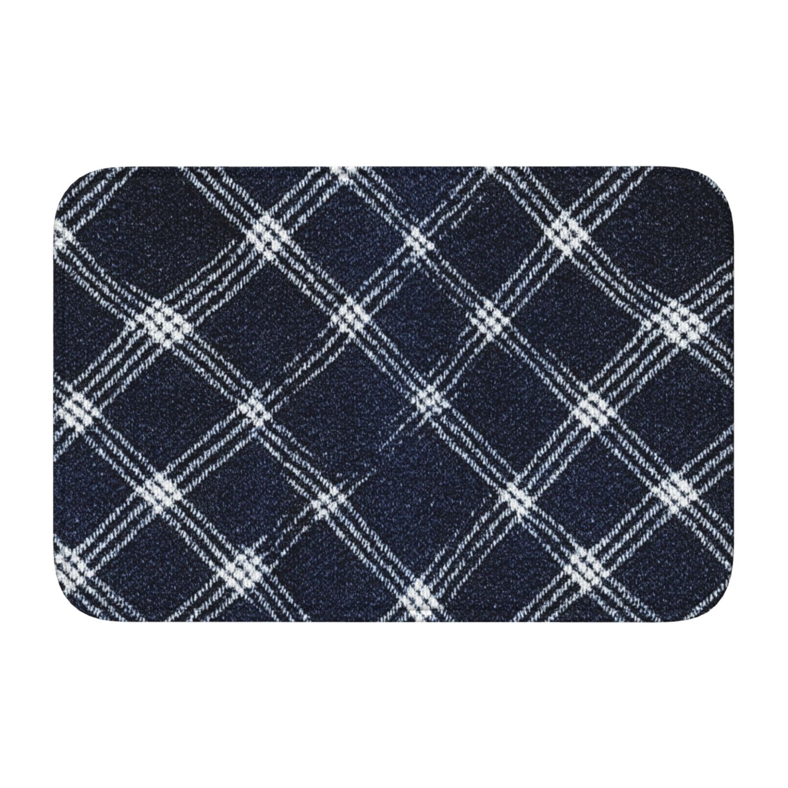 Crystal Velvet Floor Mat 23.6x15.7in Square Lock Edge Easy Cleaning ...
