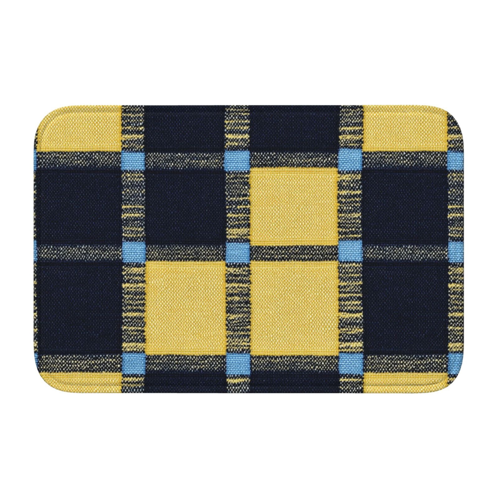 Crystal Velvet Floor Mat 23.6x15.7in Square Lock Edge Easy Cleaning ...