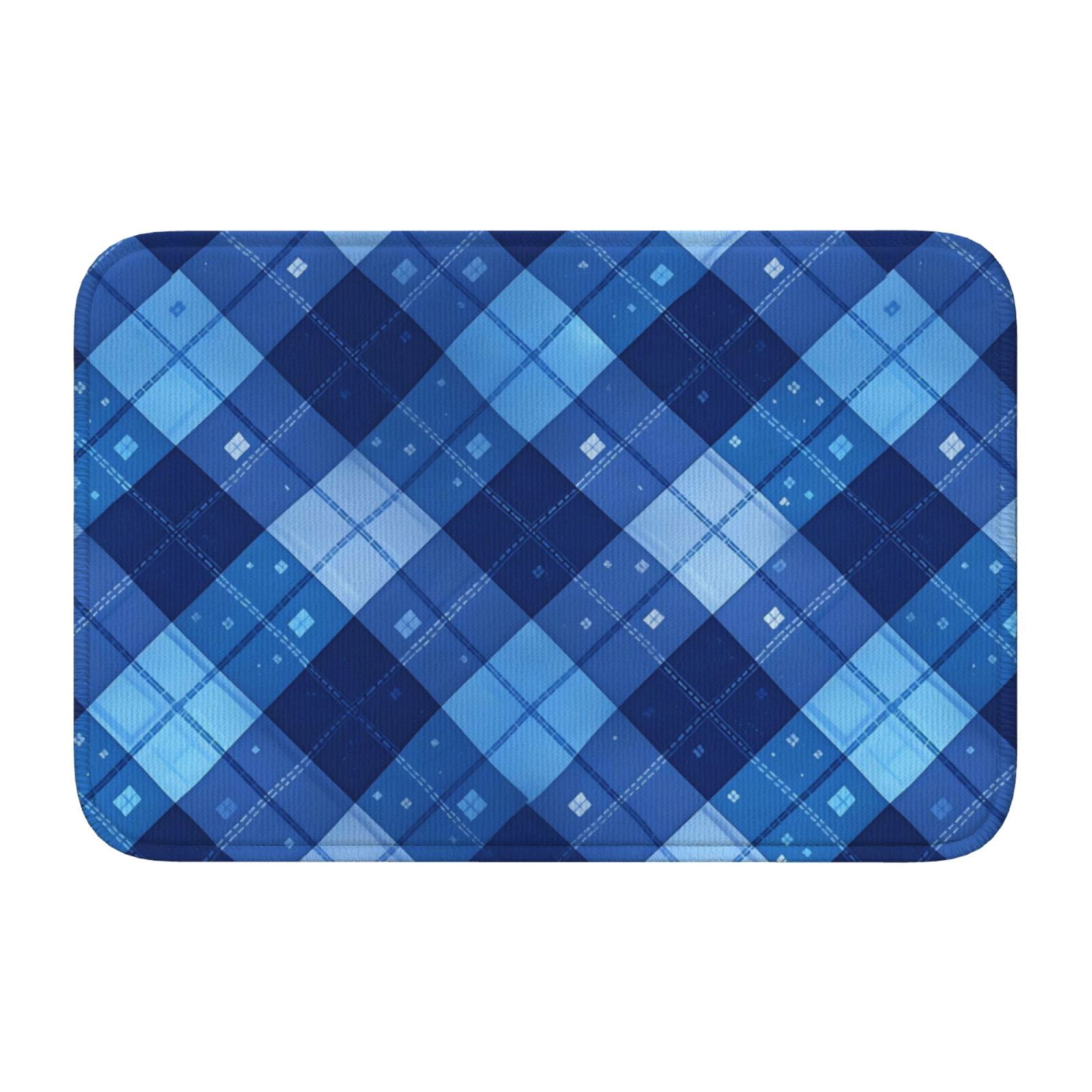 Crystal Velvet Floor Mat 23.6x15.7in Square Lock Edge Easy Cleaning ...
