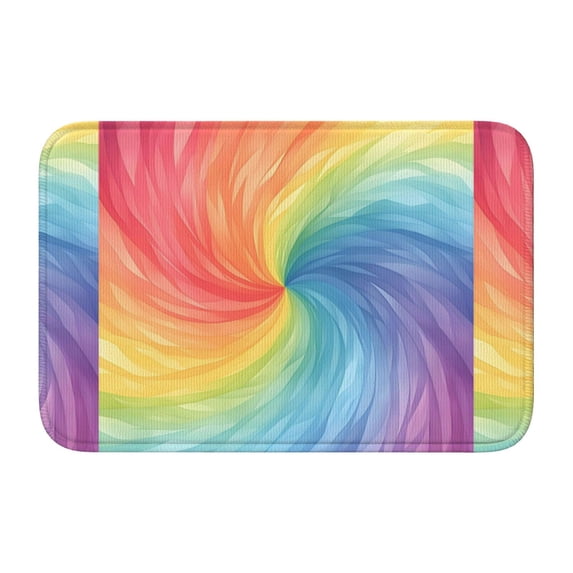 Crystal Velvet Floor Mat 23.6x15.7in Square Lock Edge Easy Cleaning ...