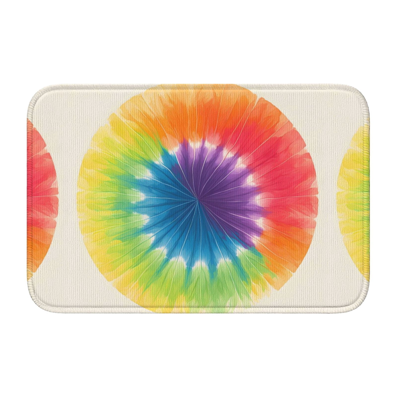 Crystal Velvet Floor Mat 23.6x15.7in Square Lock Edge Easy Cleaning ...