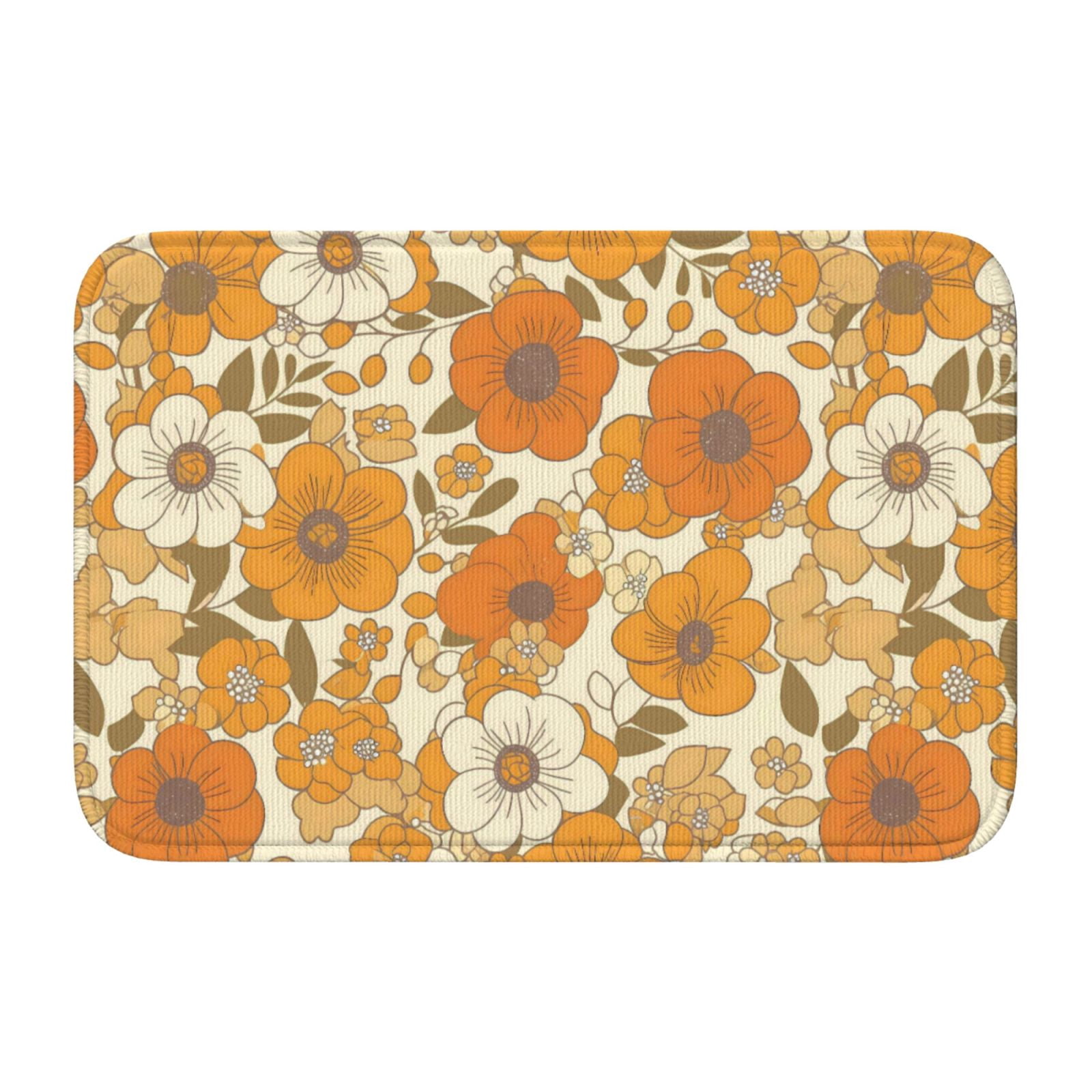 Crystal Velvet Floor Mat 23.6x15.7in Square Lock Edge Easy Cleaning ...