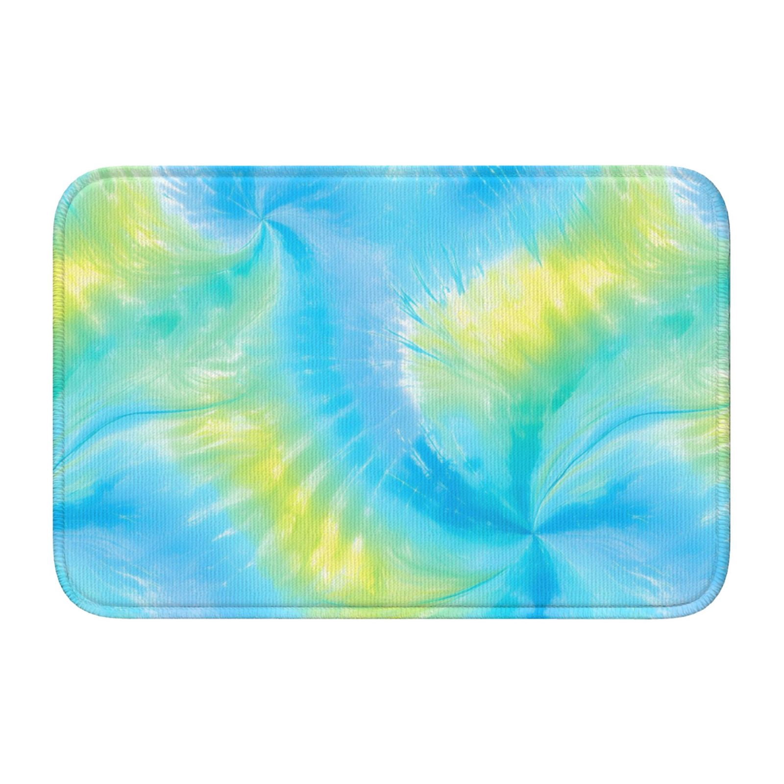 Crystal Velvet Floor Mat 23.6x15.7in Square Lock Edge Easy Cleaning ...