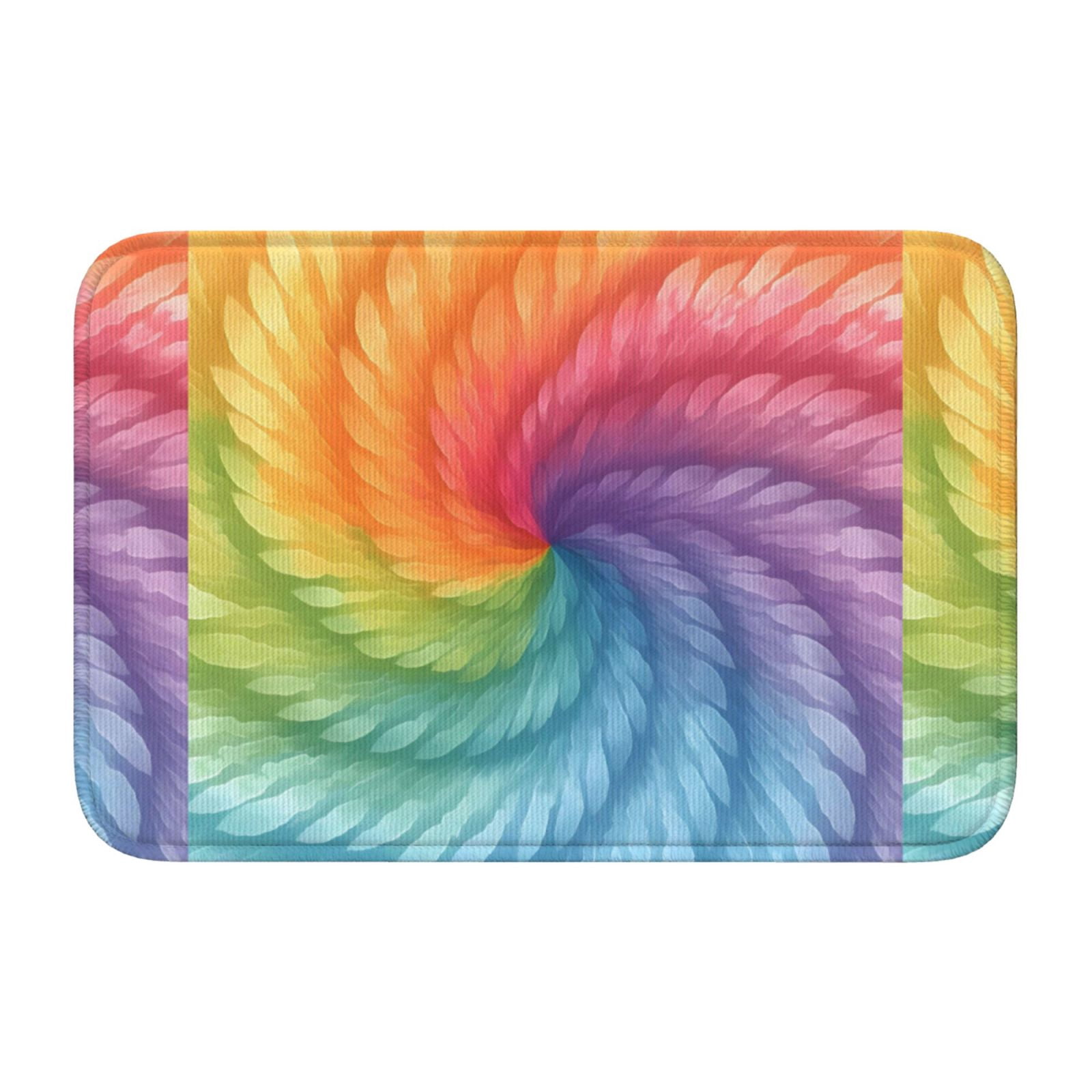 Crystal Velvet Floor Mat 23.6x15.7in Square Lock Edge Easy Cleaning ...