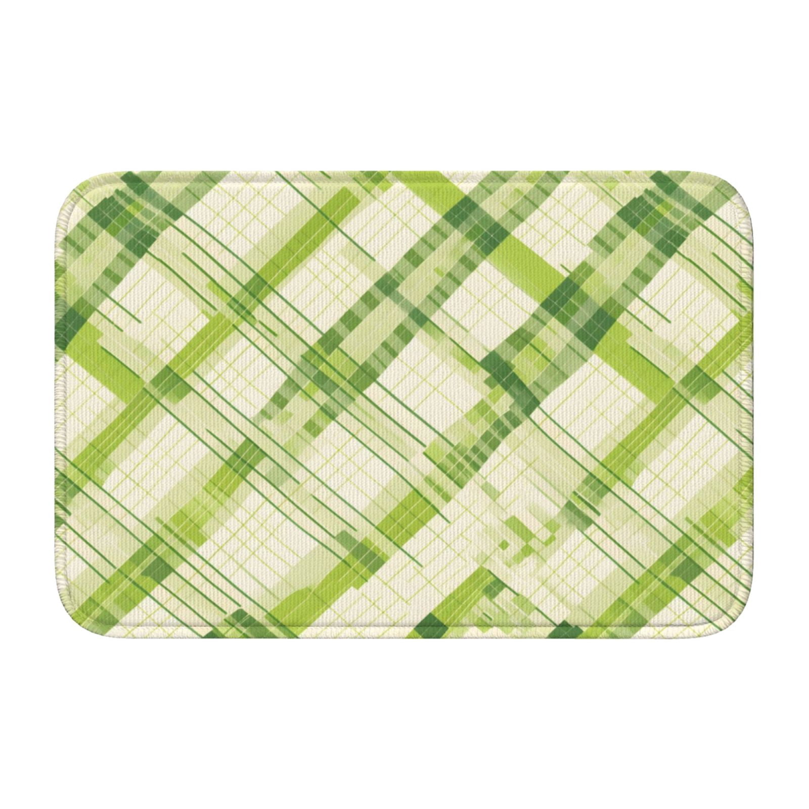 Crystal Velvet Floor Mat 23.6x15.7in Square Lock Edge Easy Cleaning ...
