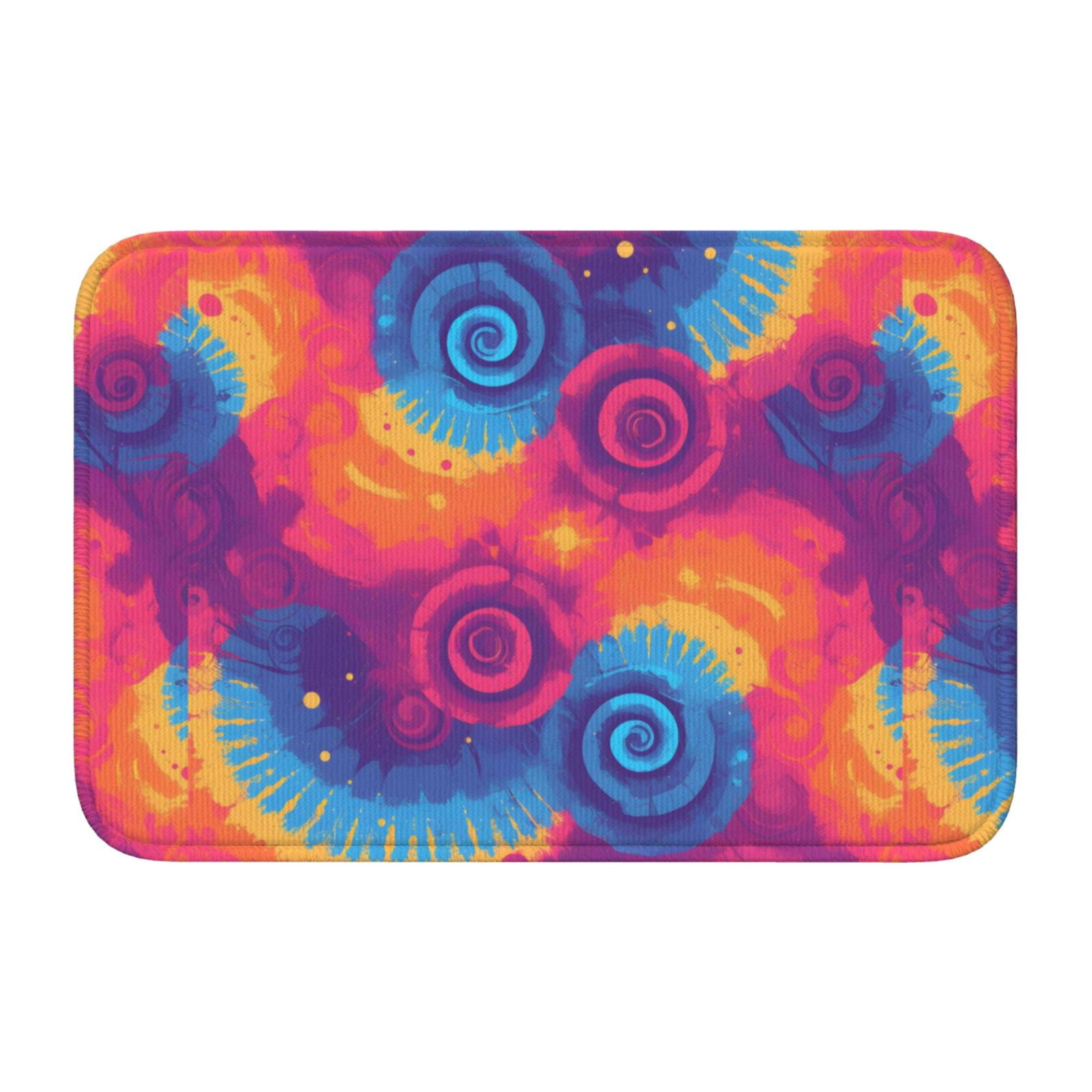 Crystal Velvet Floor Mat 23.6x15.7in Square Lock Edge Easy Cleaning ...