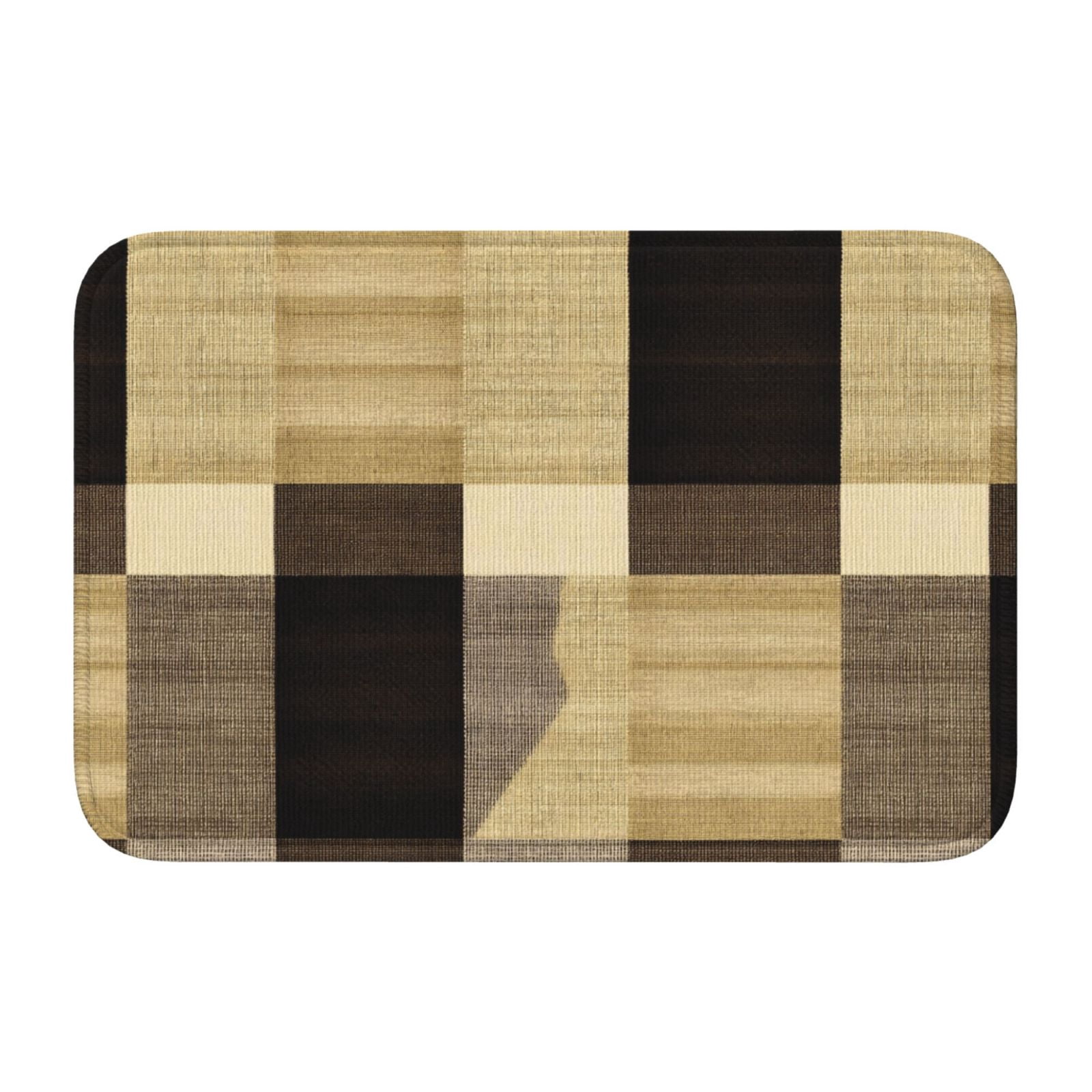Crystal Velvet Floor Mat 23.6x15.7in Square Lock Edge Easy Cleaning ...
