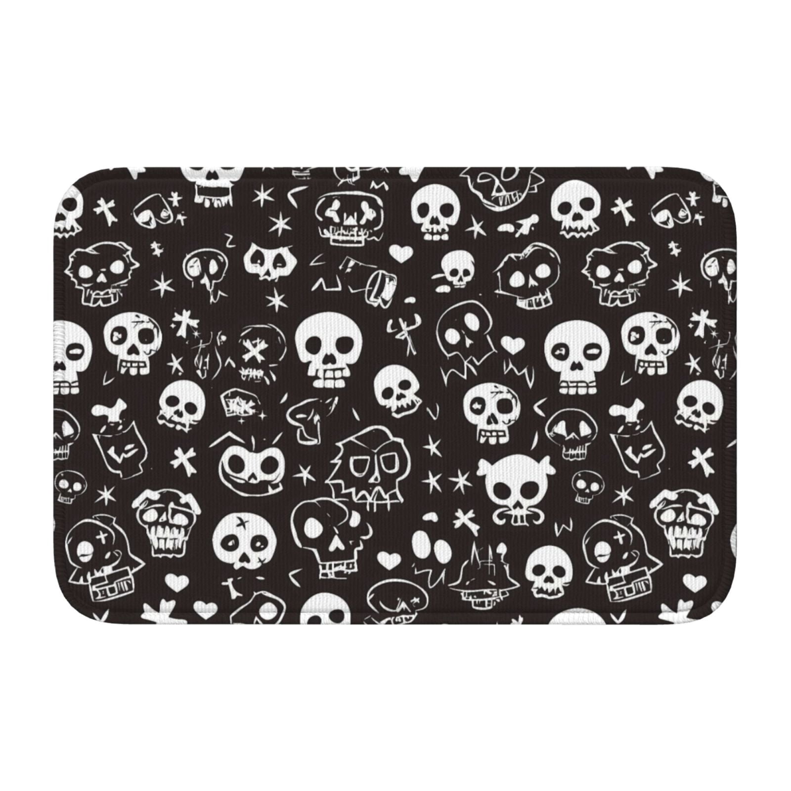 Crystal Velvet Floor Mat 23.6x15.7in Square Lock Edge Easy Cleaning ...