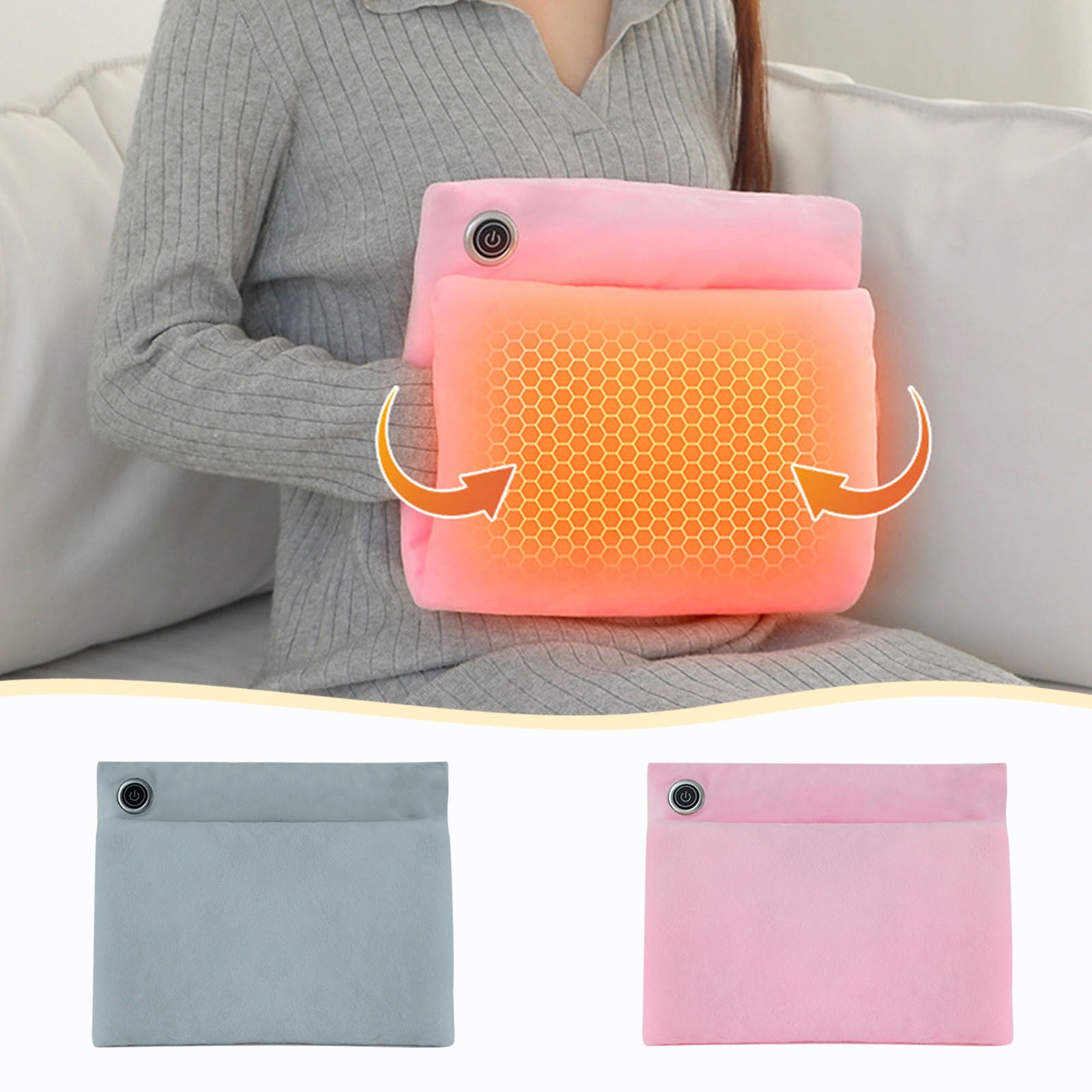 Crystal Velvet Graphene Hot Compress, Waterproof Winter Warm Bag ...