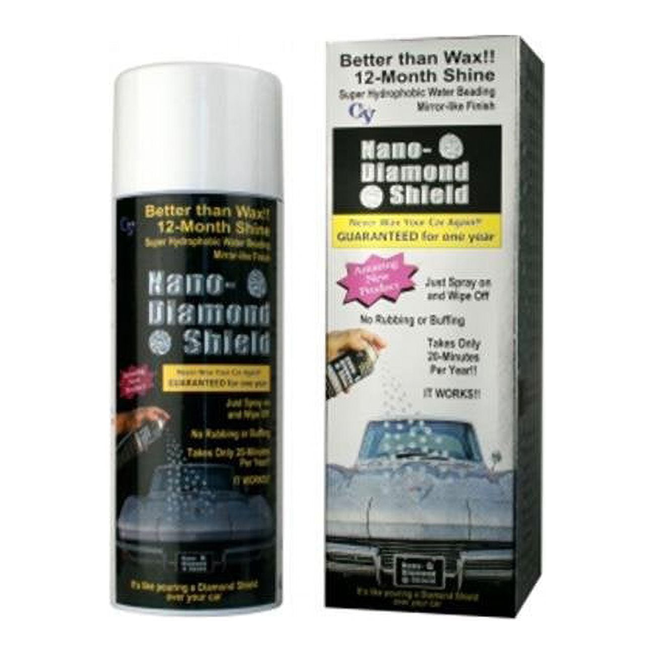 Crystal View Chemicals 109 Nano Diamond Shield Car Shiner - Walmart.com