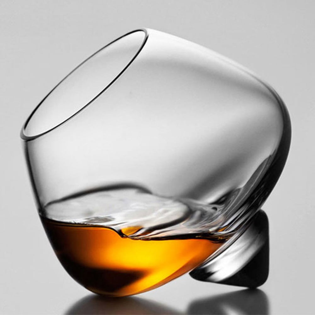 Crystal Whisky Glasses Beer Cup Wide Belly Drinking Tumbler Cocktail ...