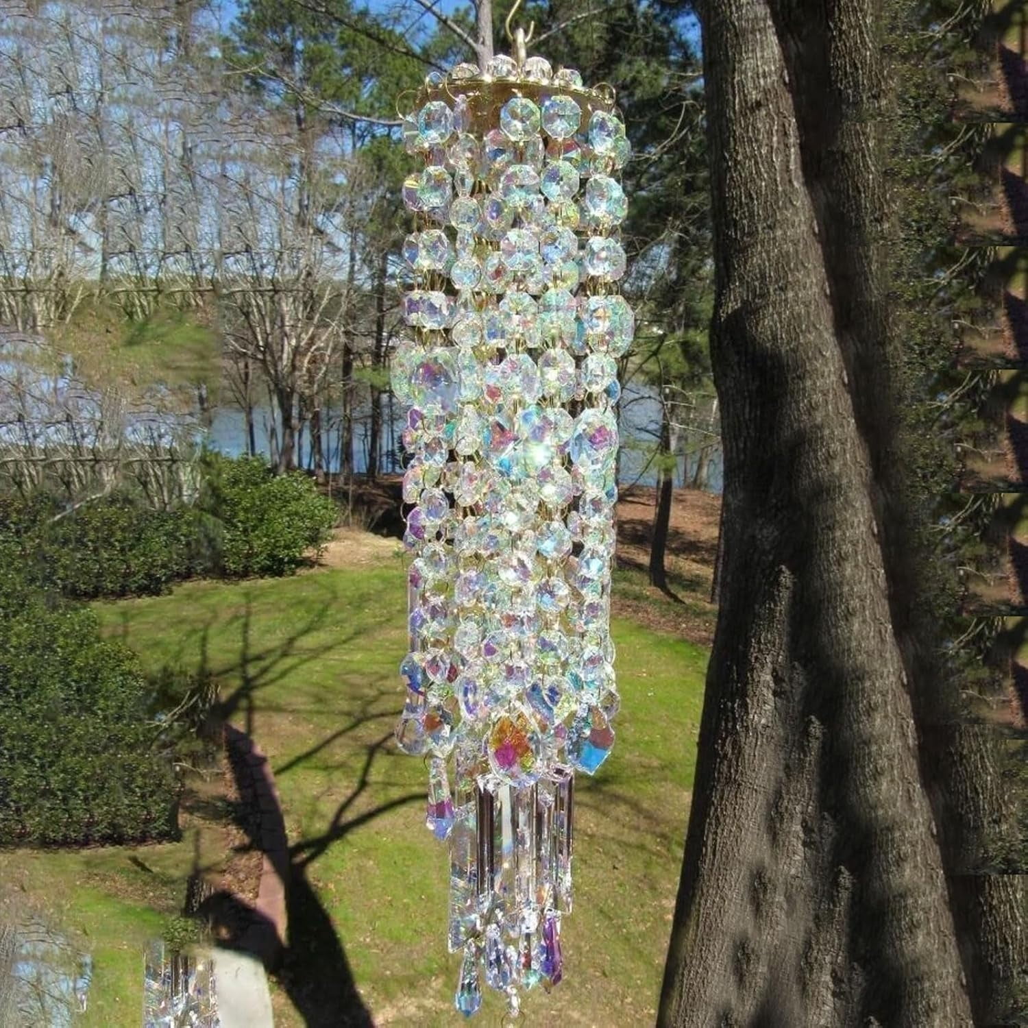 Crystal Wind Chime,Crystals Hanging Suncatcher Wind Chimes,Wind Chimes ...