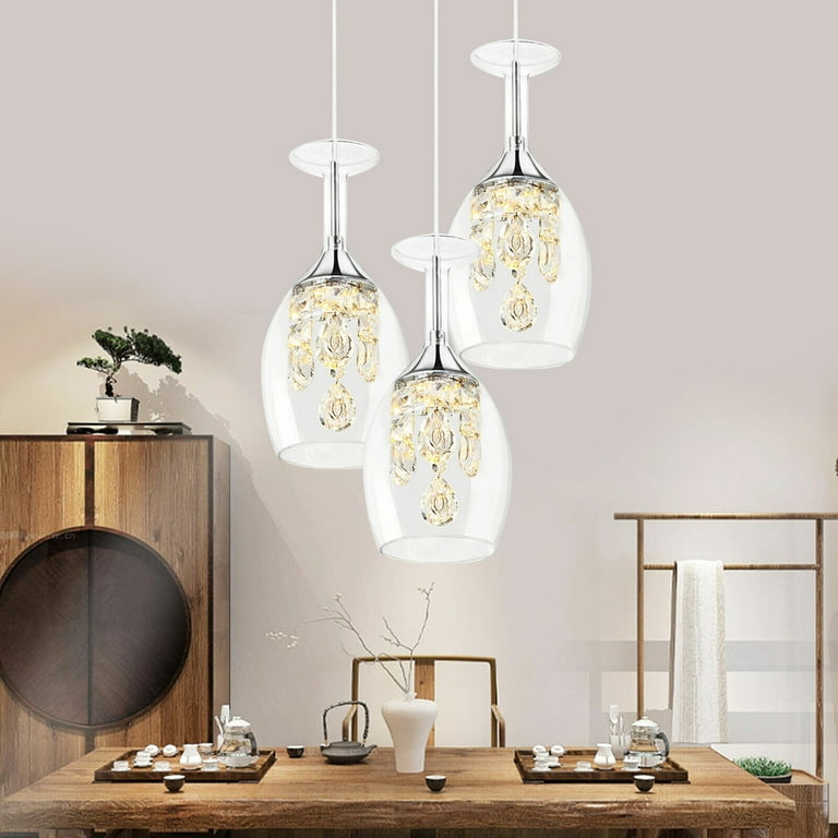 Wine Glass Light Fixture