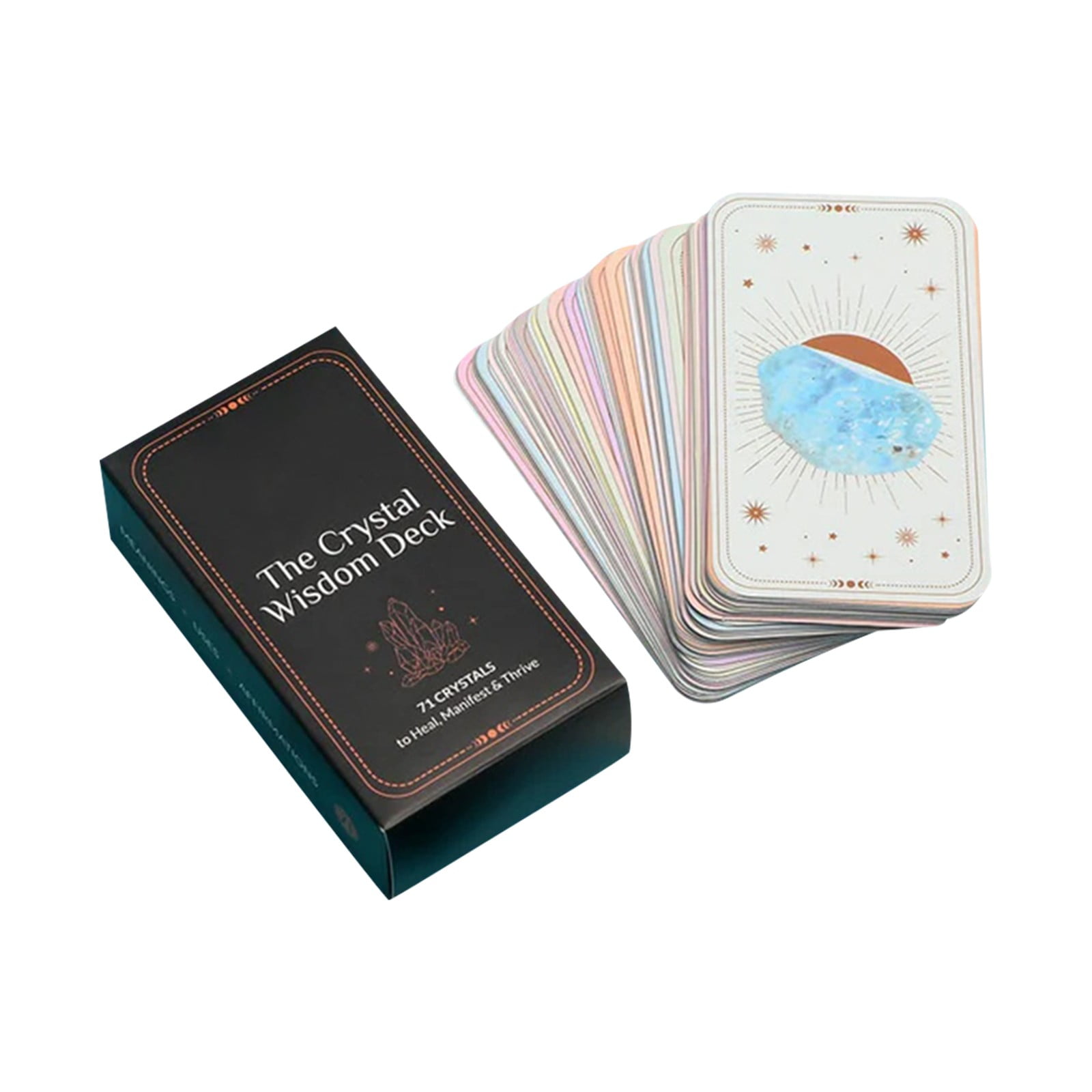 Crystal Wisdom Card Deck Crystal Cards with Meanings 71 Powerful ...