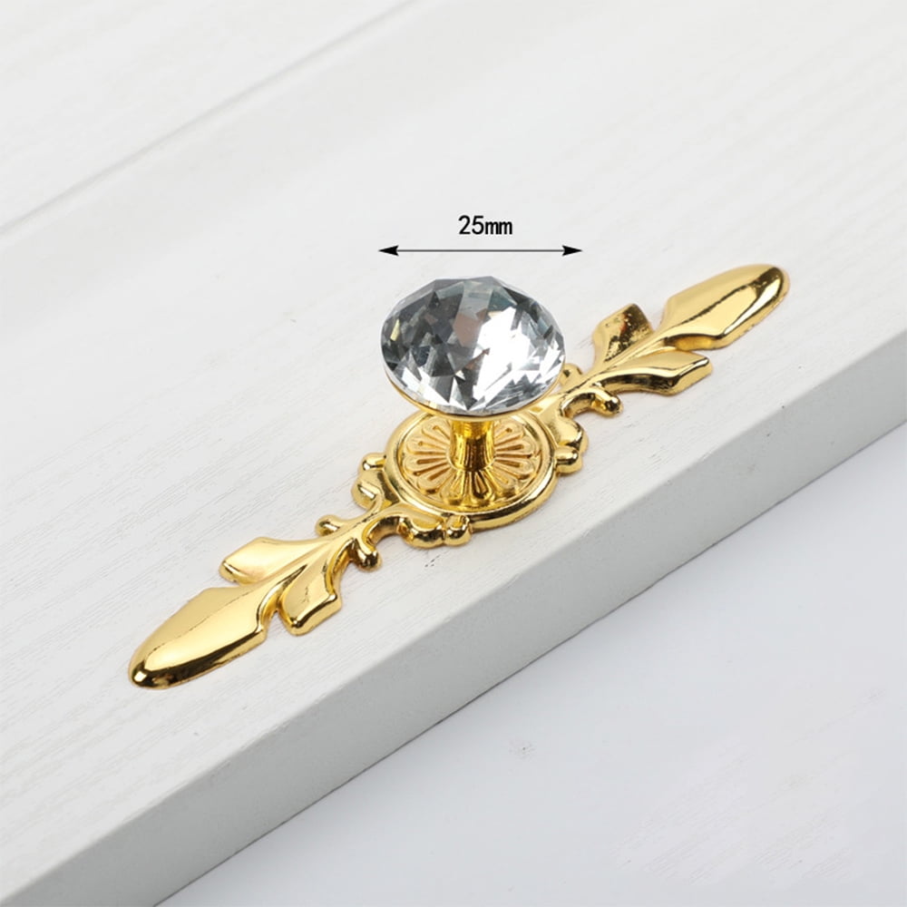 Crystal drawer handle Pretty drawer handle cabinet handle - Walmart.com