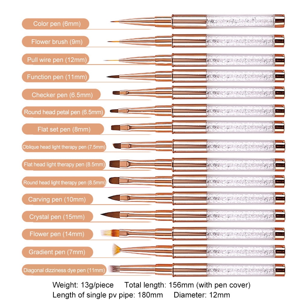 Crystal drill pipe nail care tools for beginners Nail care pen set ...