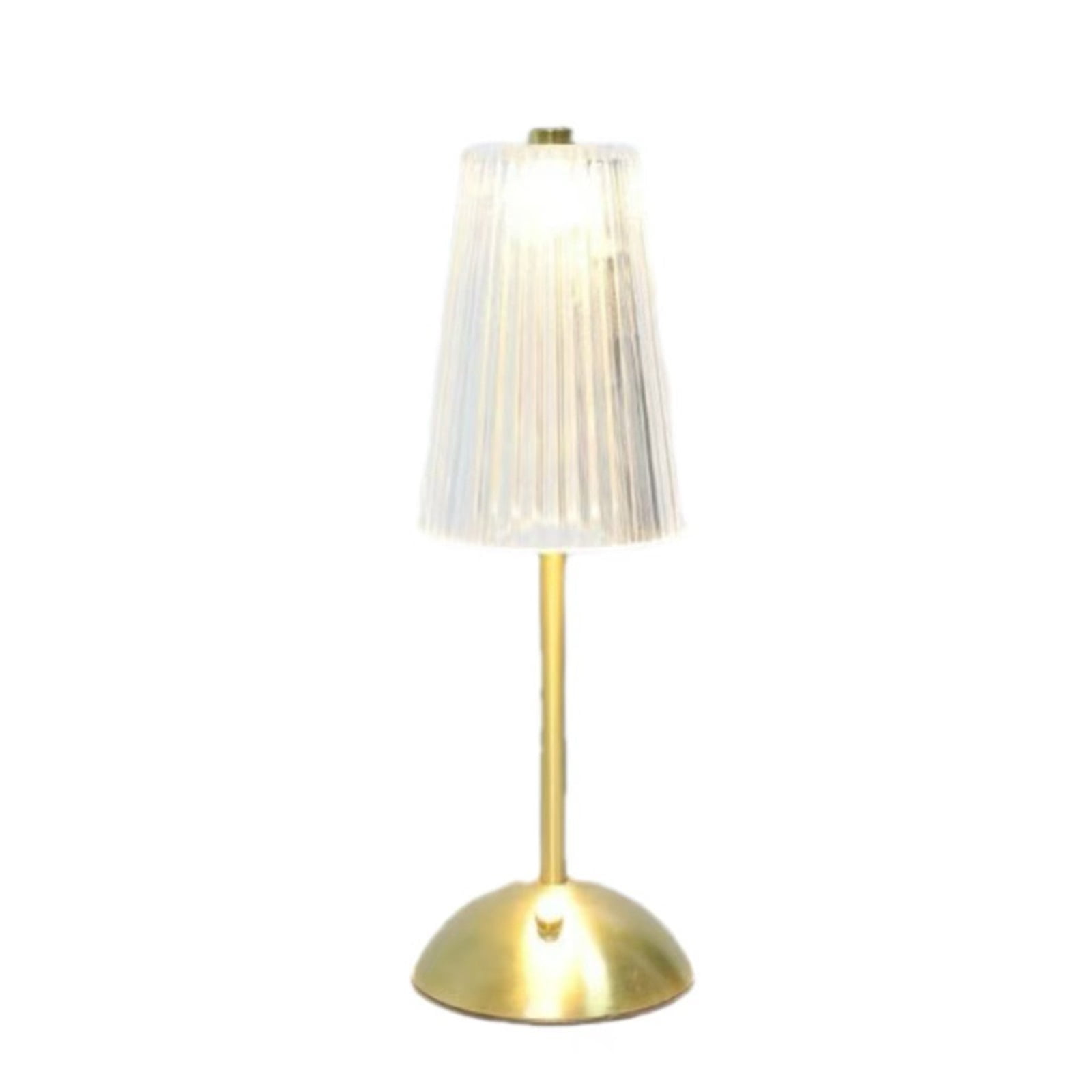 Crystal retro table lamp bedroom bedside lamp metal touch charging and ...