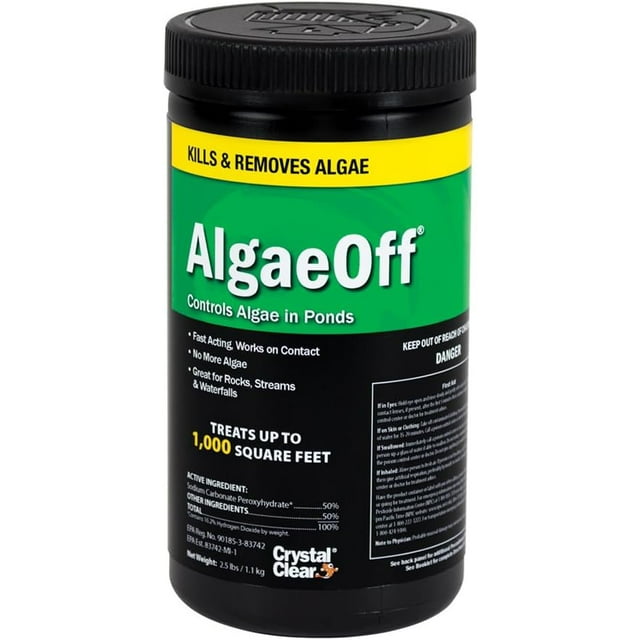 CrystalClear AlgaeOff - Pond Algae Remover & Water Treatment - 2.5 ...
