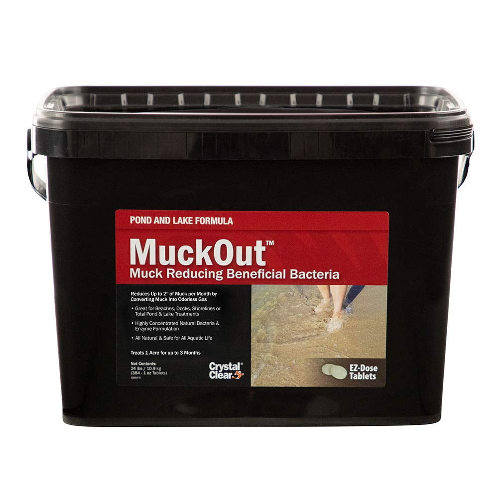 CrystalClear MuckOut, Pond & Lake Formula, Natural Pond Muck Remover ...