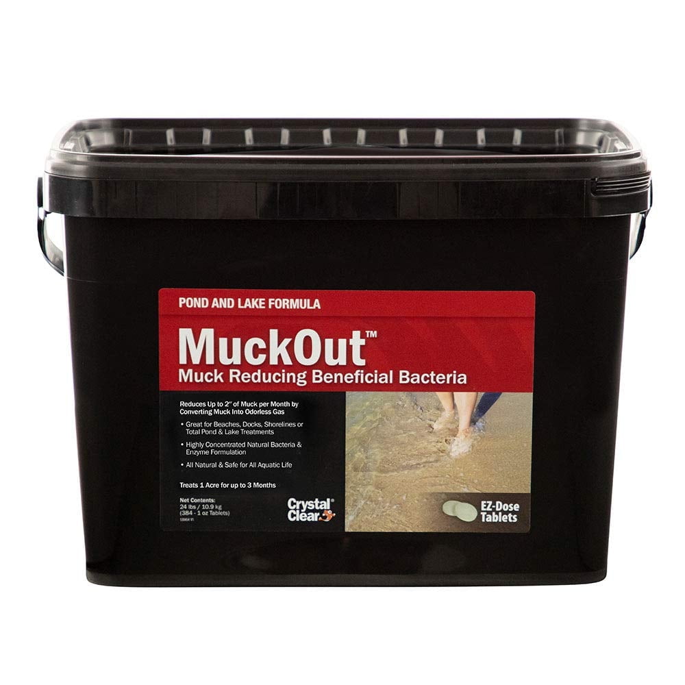 CrystalClear MuckOut, Pond & Lake Formula, Natural Pond Muck Remover ...