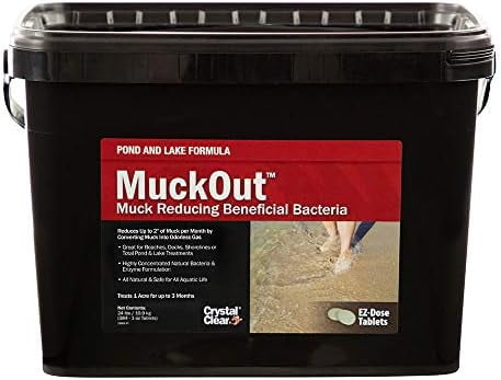 CrystalClear MuckOut, Pond & Lake Formula, Natural Pond Muck Remover ...