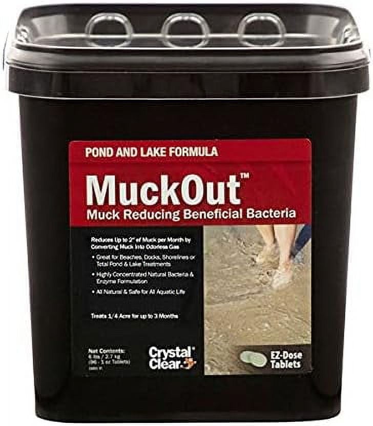 CrystalClear MuckOut, Pond & Lake Formula, Natural Pond Muck Remover ...