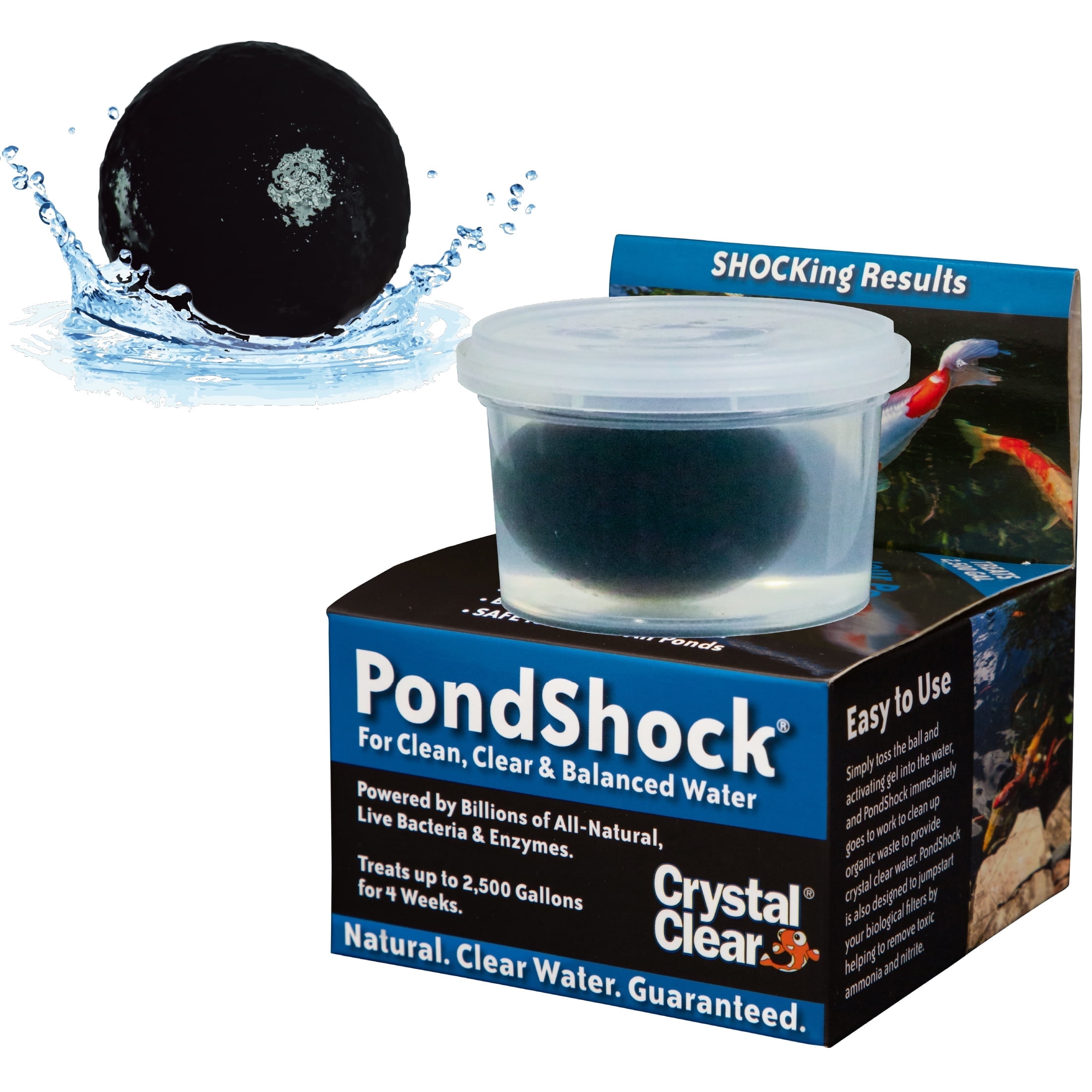 CrystalClear PondShock: Pond Clarifier & Maintenance for Fish ...