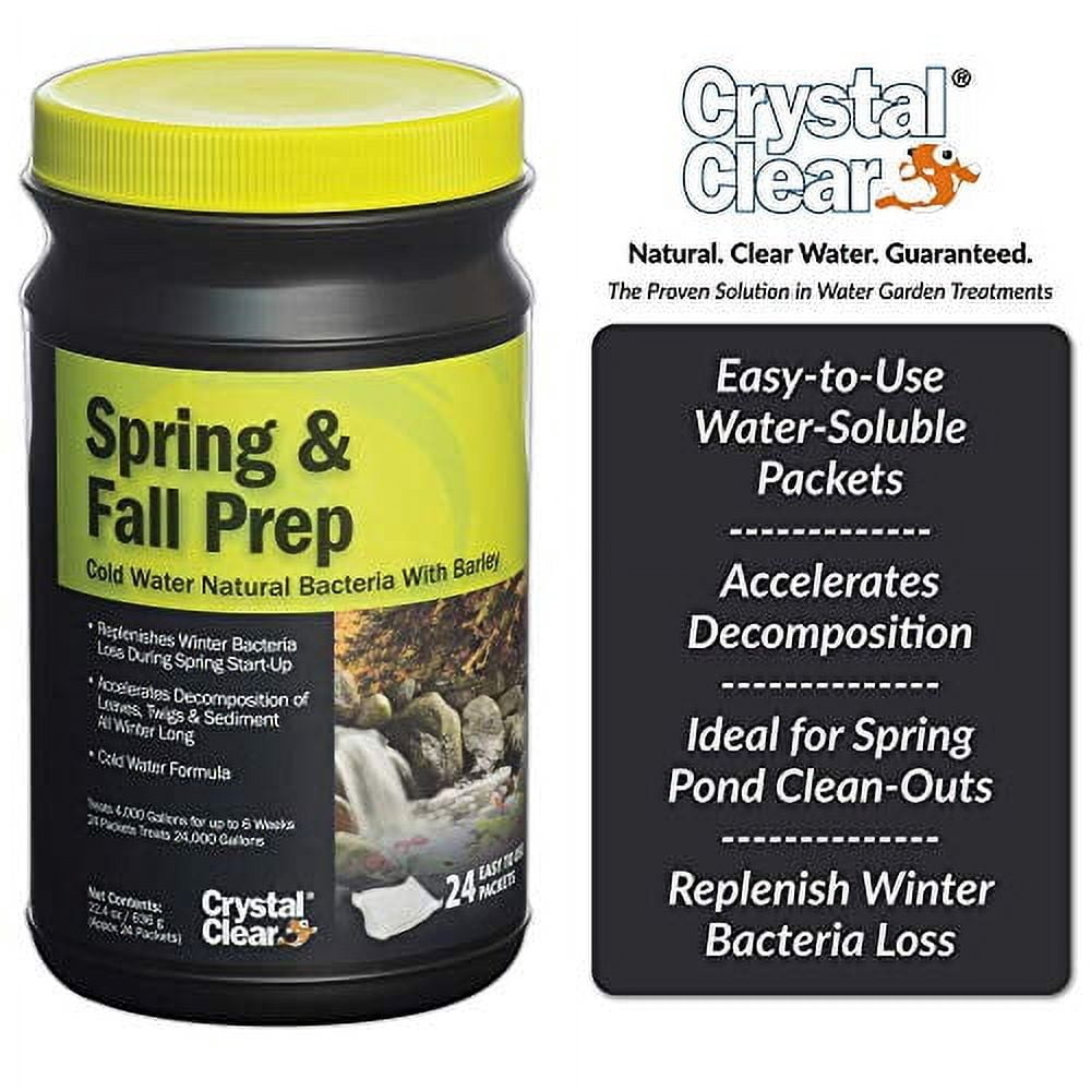 CrystalClear Spring & Fall Prep - Cold Water Natural Bacteria with ...