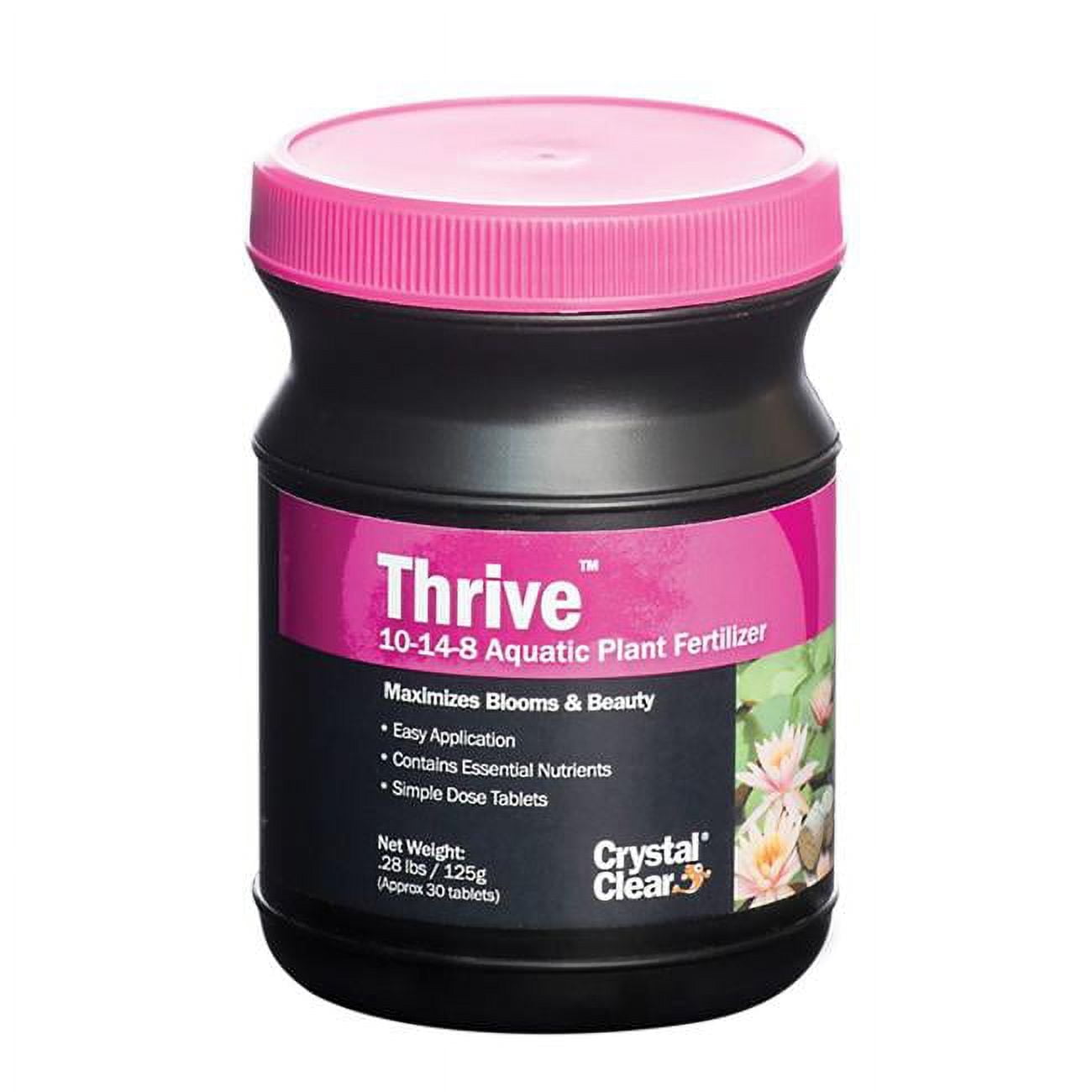 CrystalClear Thrive Aquatic Plant Food Fertilizer Tablets for Ponds ...