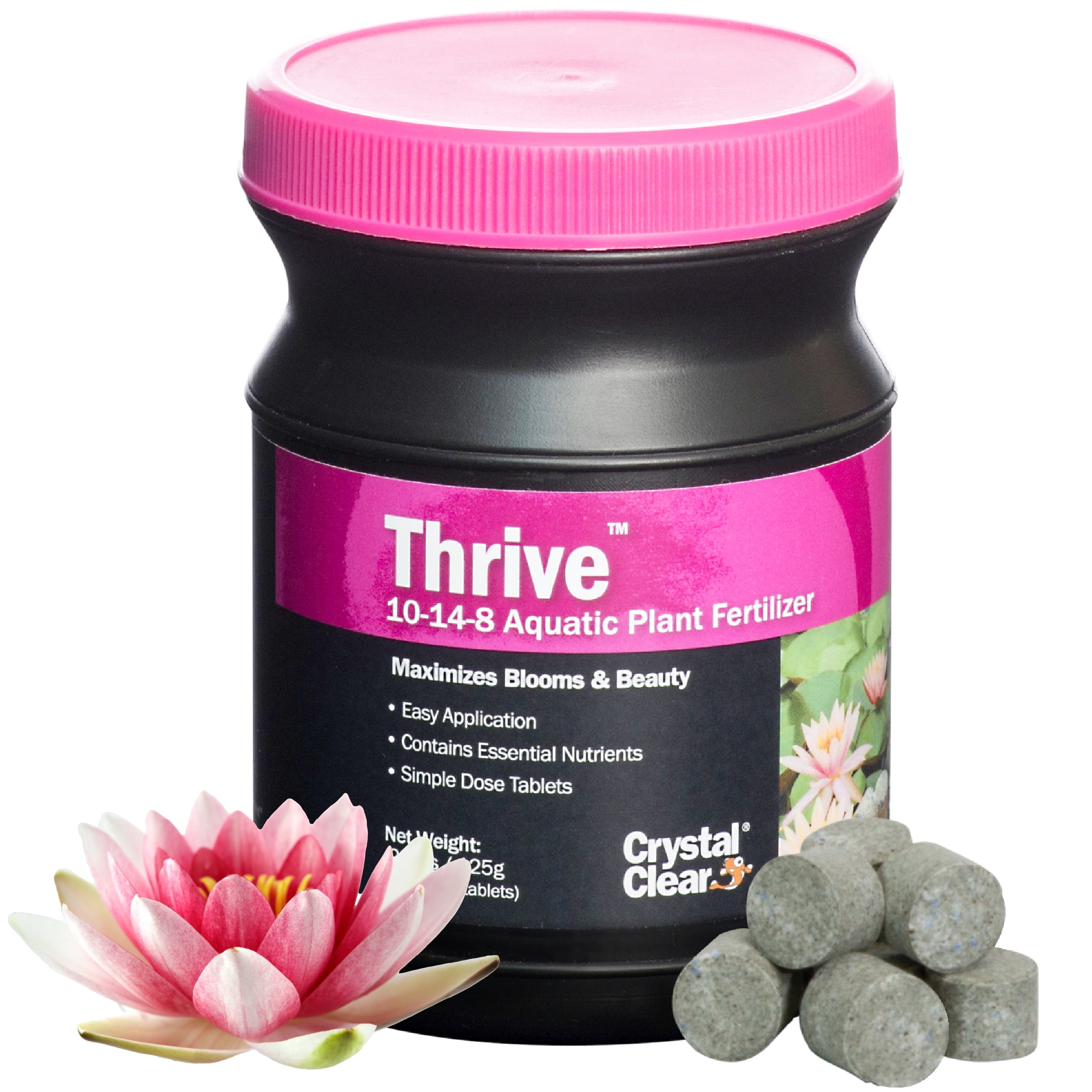 Crystal Clear Thrive Aquatic Fertilizer Tablets for Ponds, 10-14-8 ...