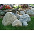 CrystalClear TrueRock Fake Fiberglass Flat Rock, Large, Sandstone, 42 x ...
