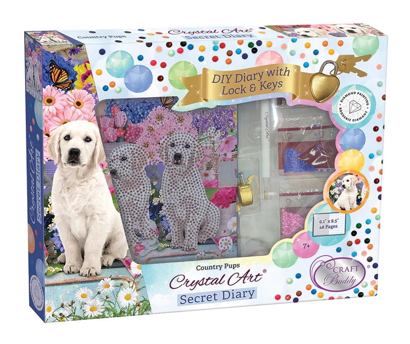 Crystalart - CA Secret Diary - Country Pups - Walmart.com