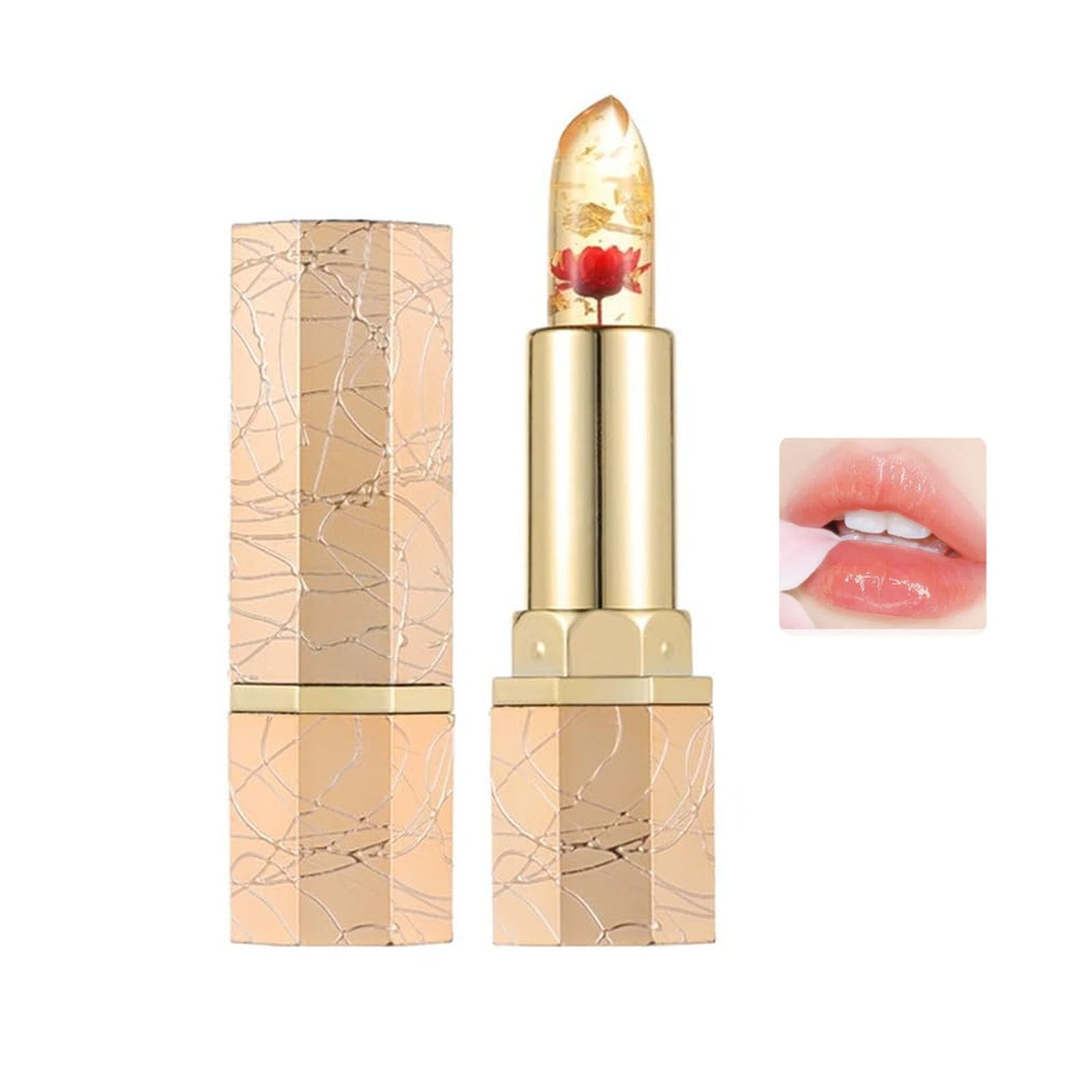 Crystalflower Thermostatic Color Changing Jelly Lipstick, Crystal ...