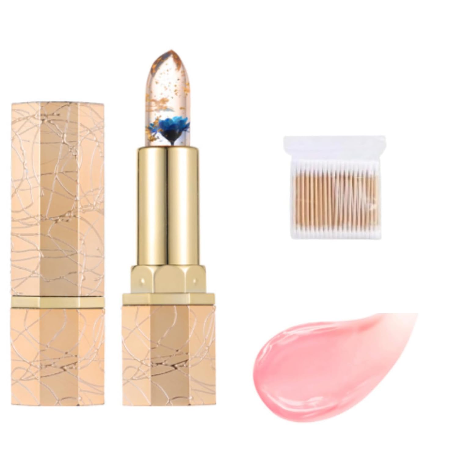 Crystalflower Thermostatic Color Changing Jelly Lipstick, Long Lasting ...