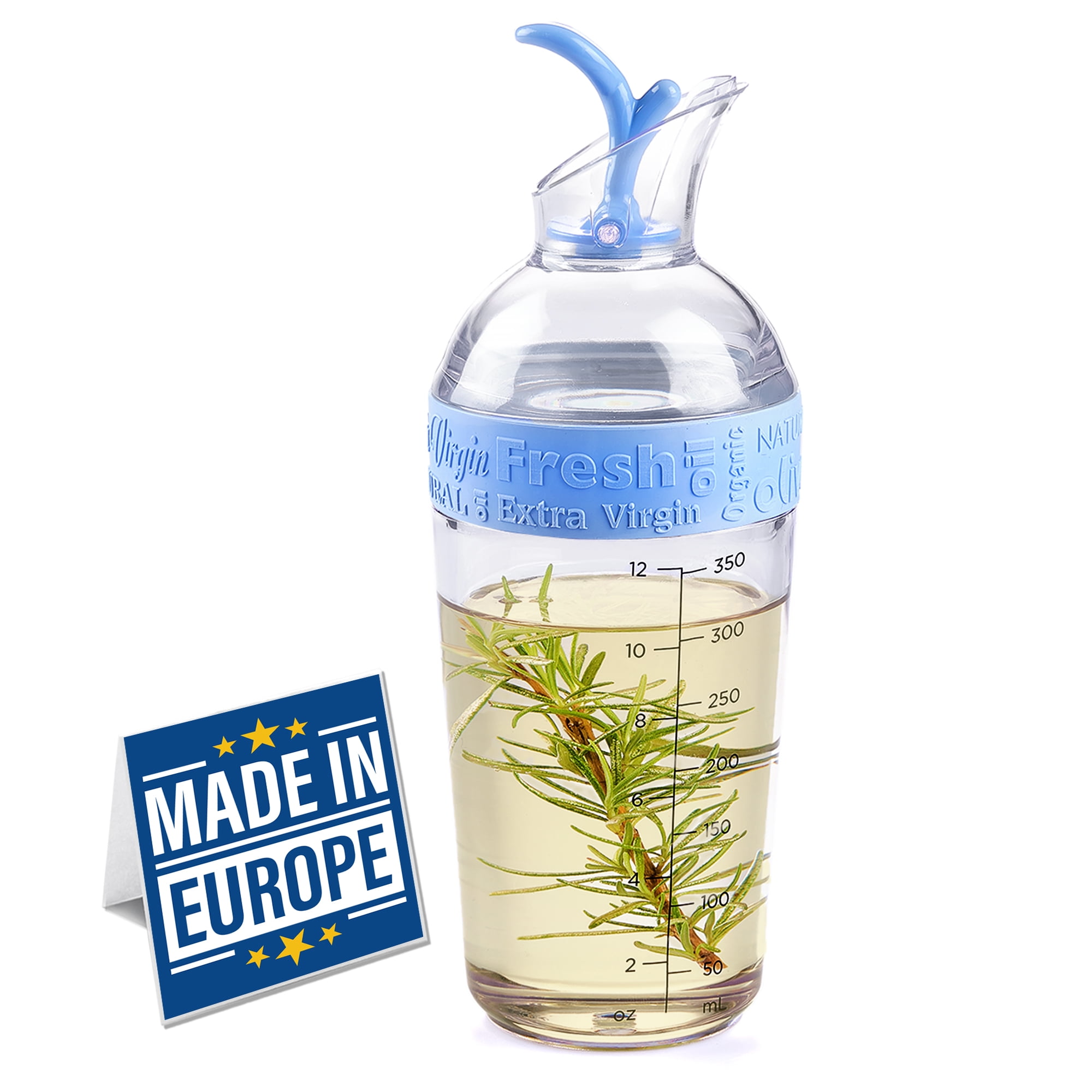 Crystalia Oil Dispenser Bottle, Vinegar Cruet with Pourer, Kitchen Oil ...