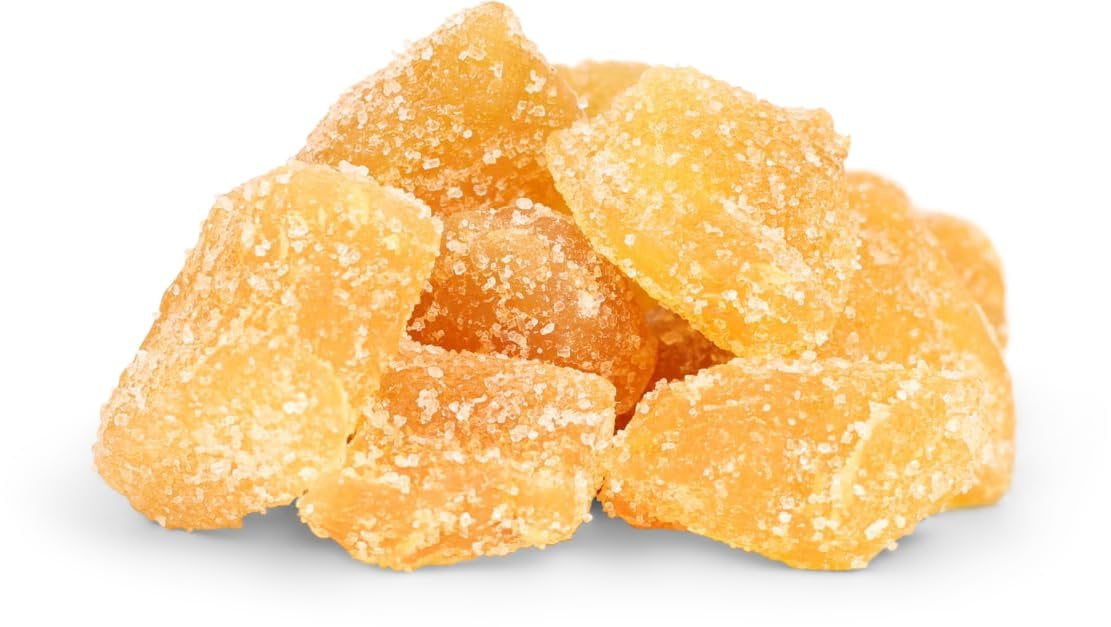 Crystallized Ginger Chunks by It's Delish, 11 Lbs Bulk Candied Dried ...