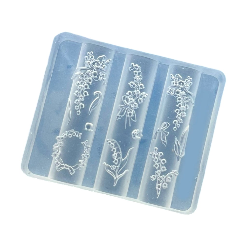 Crystals Texture Silicone Plates for Creating Realistic Nail Relief ...