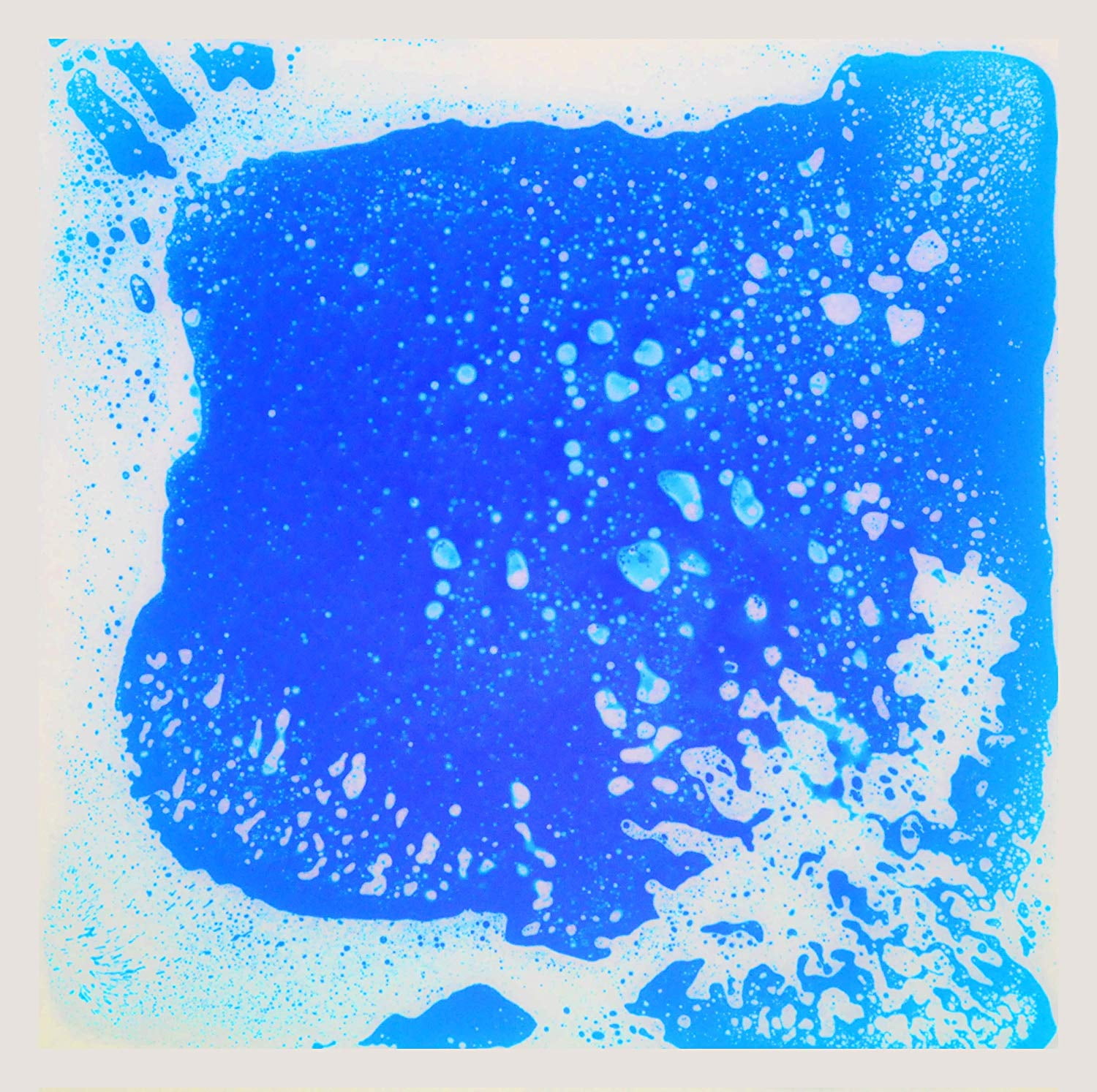 Crystiles 12x12 in. Bright Blue Liquid Dance Floor, Colorful PVC Tile ...