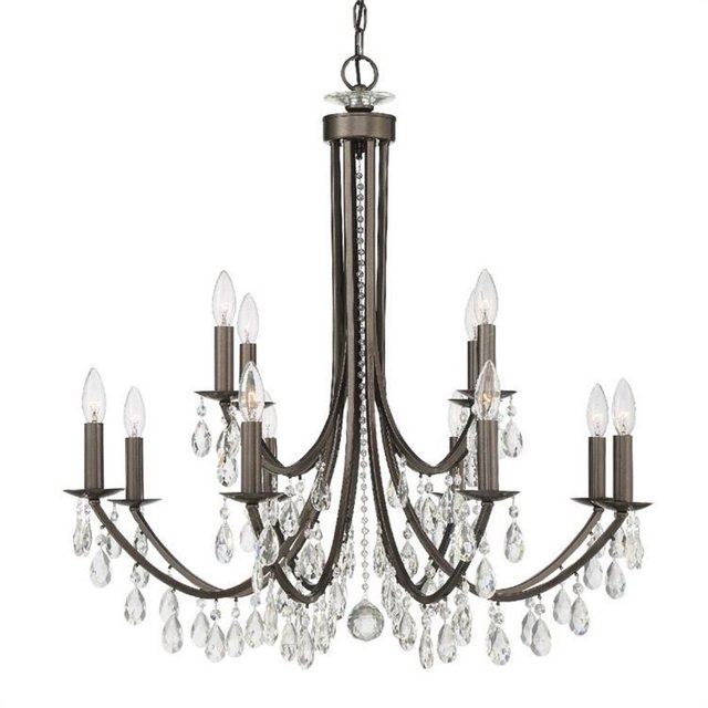 Crystorama Lighting - 12 Light Chandelier - Bridgehampton - 12 Light ...