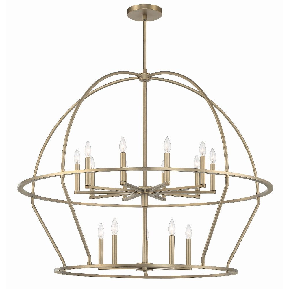 Crystorama Lighting - Abbott - 15 Light Chandelier-39.5 Inches Tall and ...