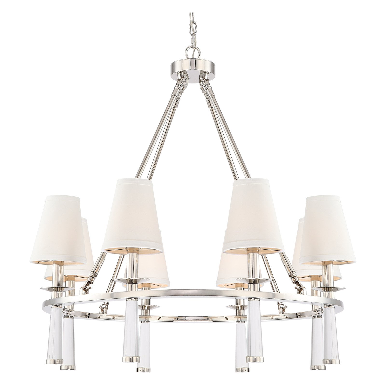 Crystorama Lighting - Eight Light Chandelier - Chandelier - Baxter ...