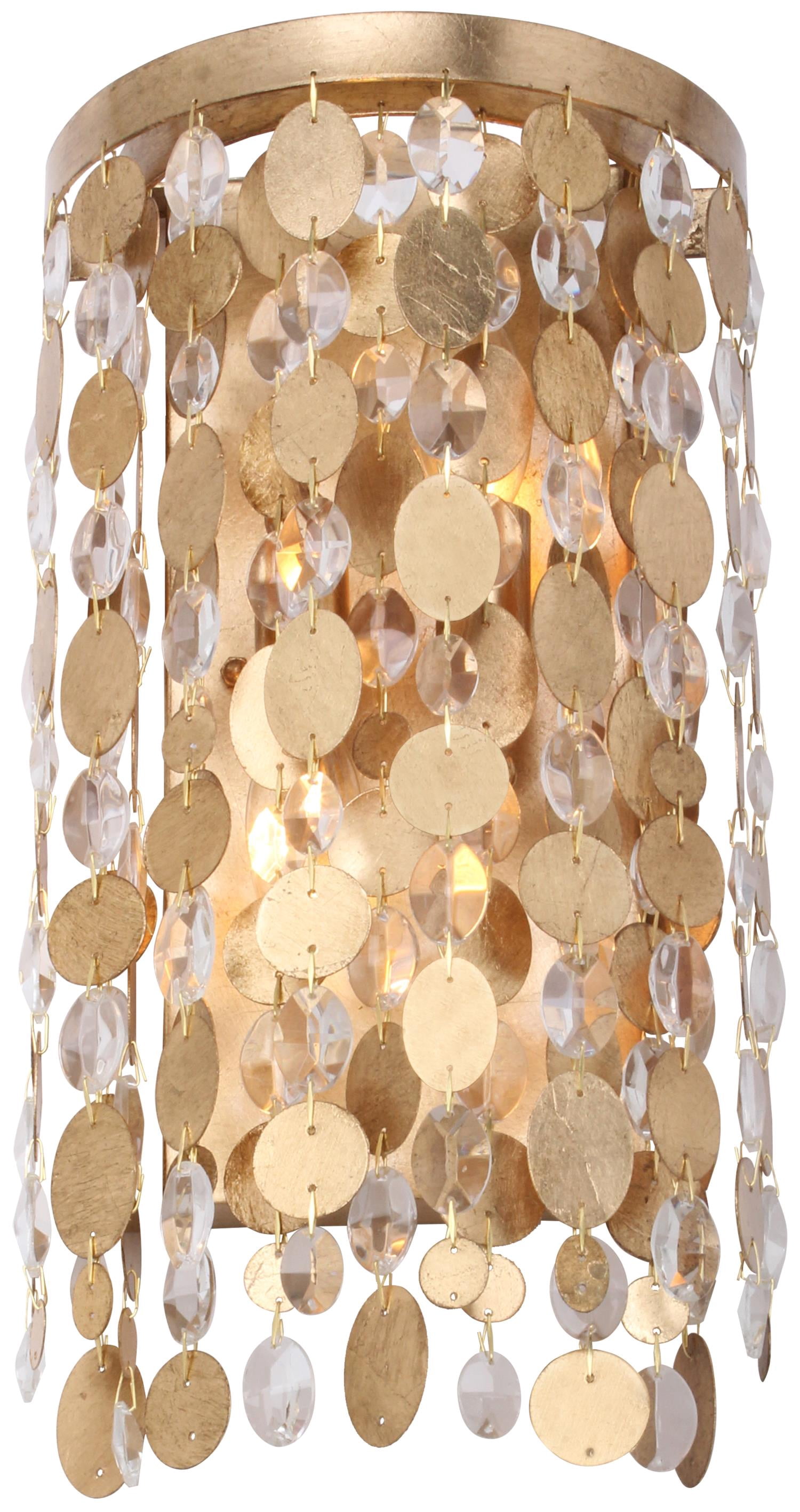 Crystorama Lighting Group 561-GA Broche 2 Light 16" Tall Wall Sconce ...