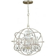 Crystorama Broche Antique Gold Semi-Flush Ceiling Mount Light Fixture ...