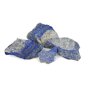 Crystu Natural Lapis Lazuli Rough, Raw Stone 250 Grams, Lapis Lazuli ...