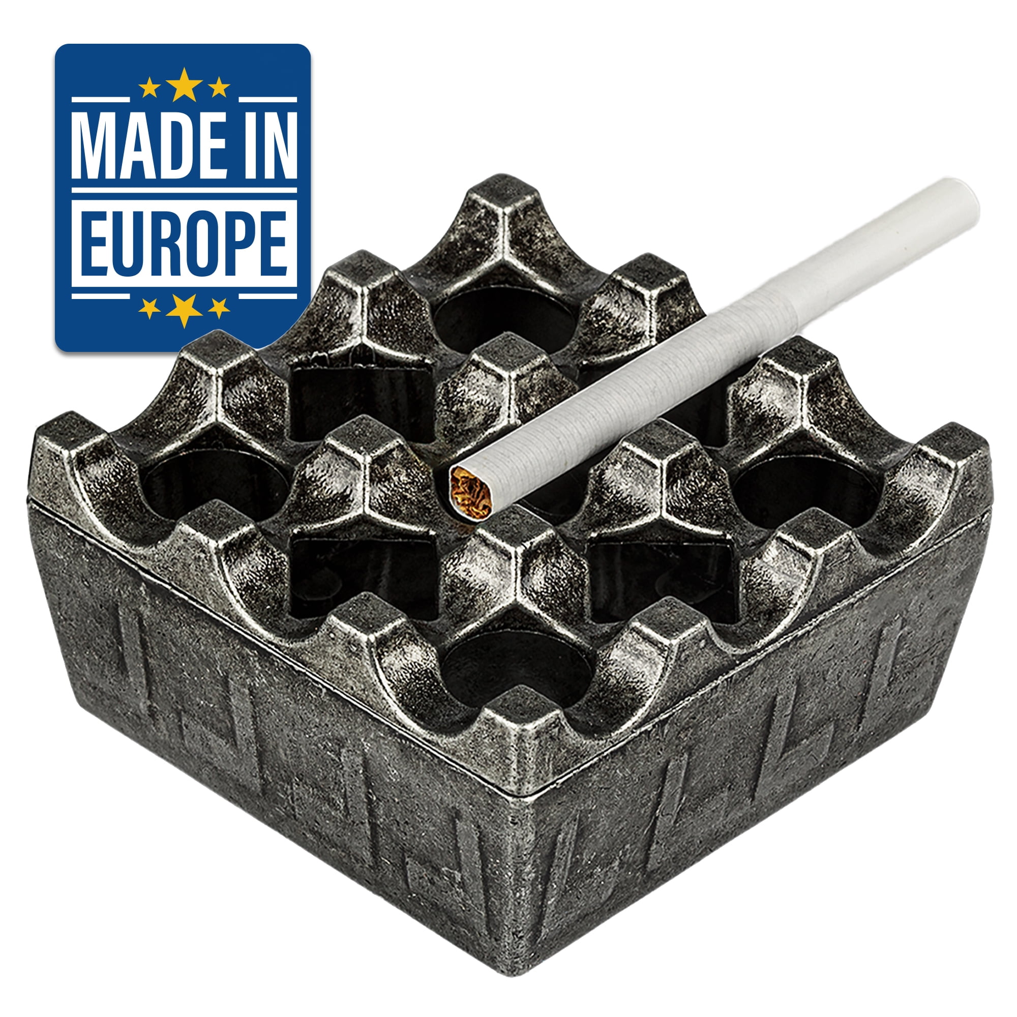 Crytalia Cigar Outdoor Ashtrays for Cigarettes, Fancy Metal Outside ...