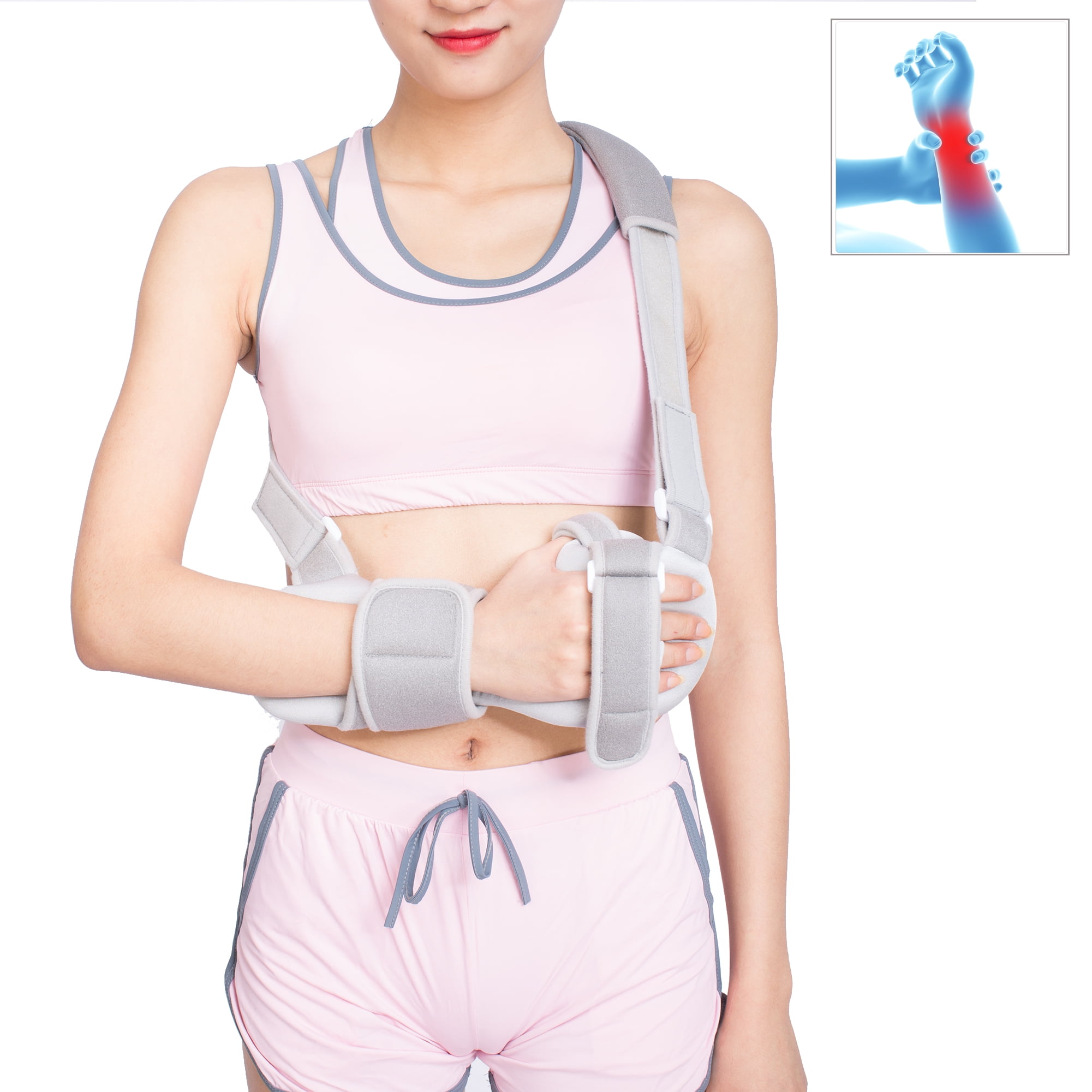 Cryxinty Resting Hand Splint with Finger Separators - Hand Brace for ...