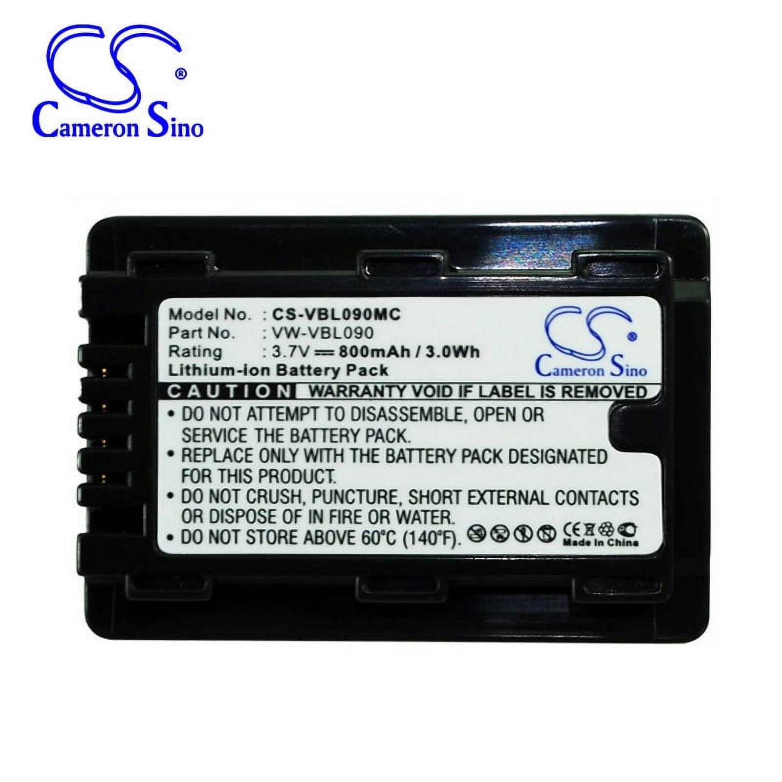 Cs Camera Battery Vw-Vbl090 Suitable For Panasonic Sdr-H85 T55 T50 S50 ...