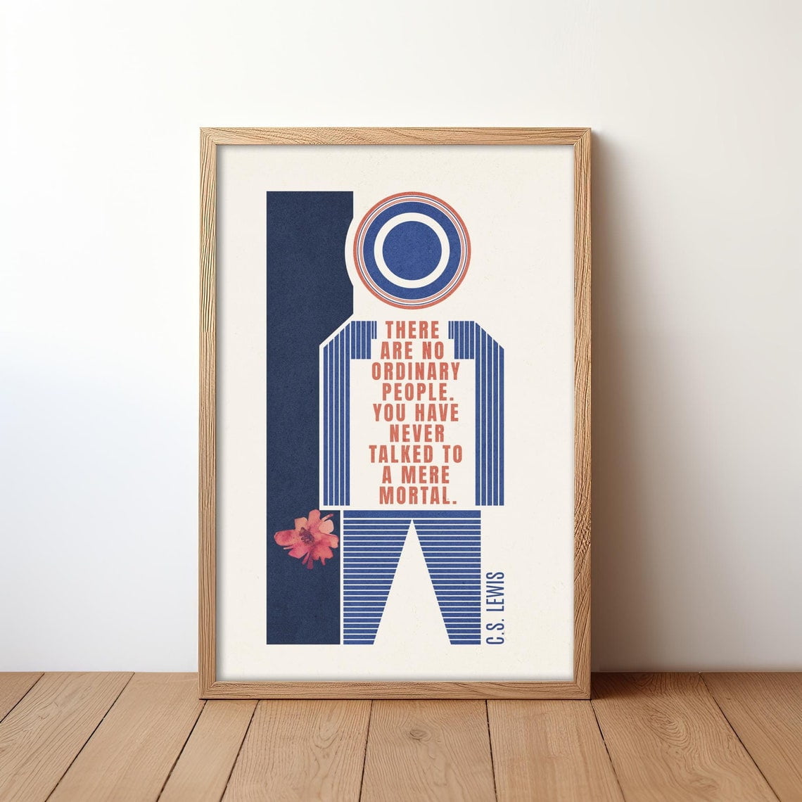 Cs Lewis Quote Poster, 'No Ordinary People' Christian Poster, Unframed ...